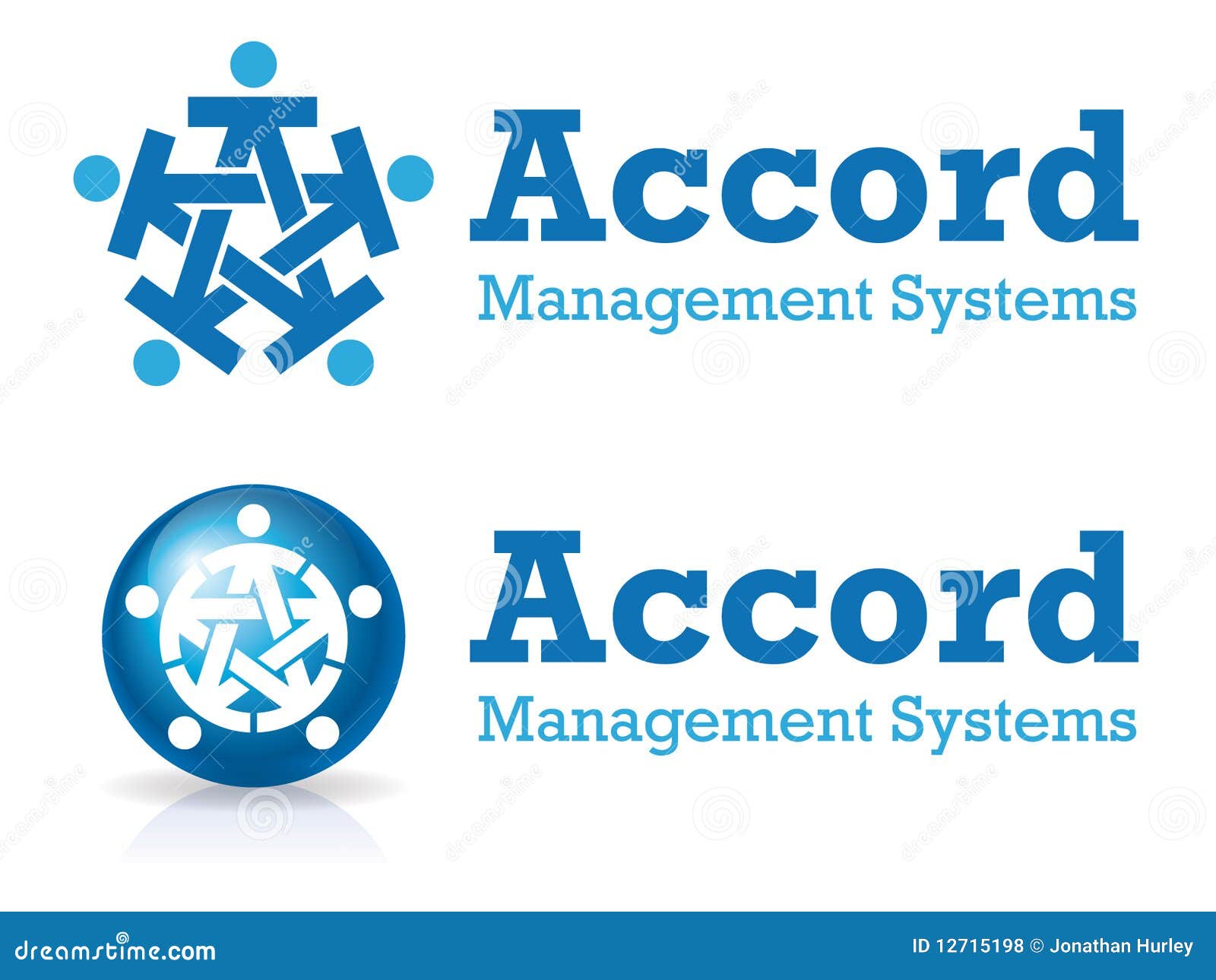 Logo d'entente illustration stock. Illustration du association - 12715198