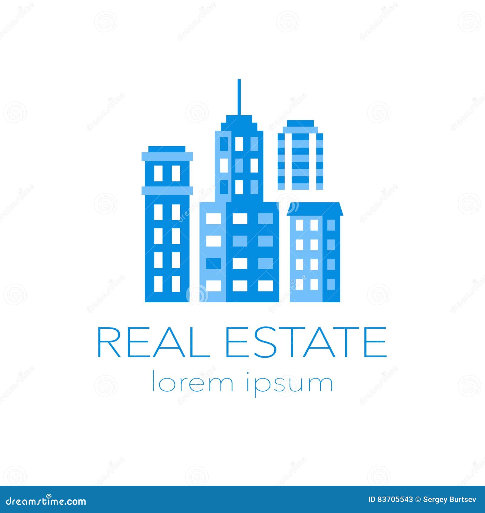 Logo d'immeubles illustration de vecteur. Illustration du architecture ...