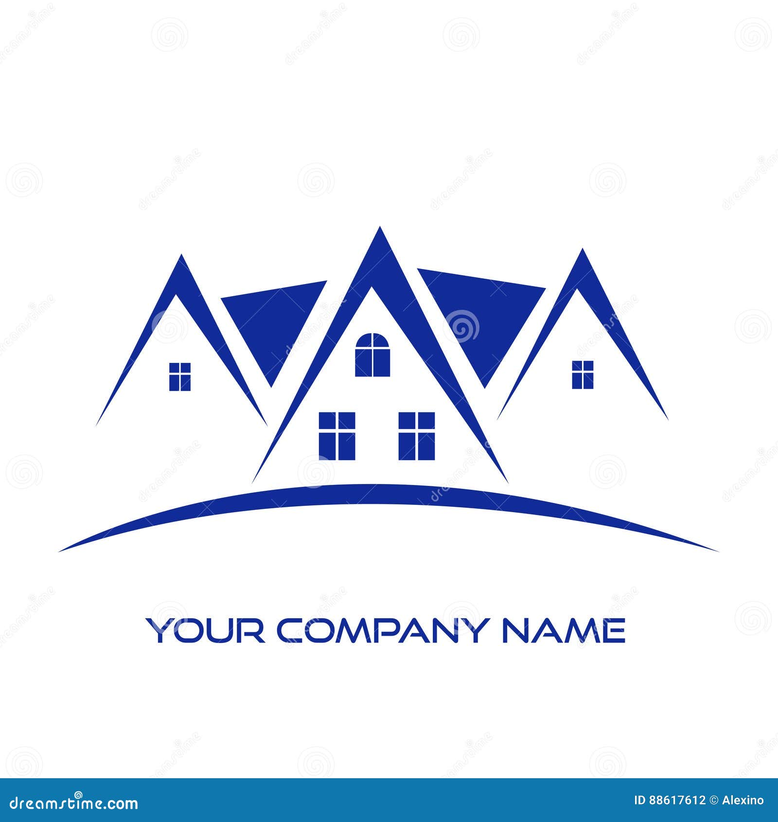 Logo d'immeubles illustration de vecteur. Illustration du pièce - 88617612