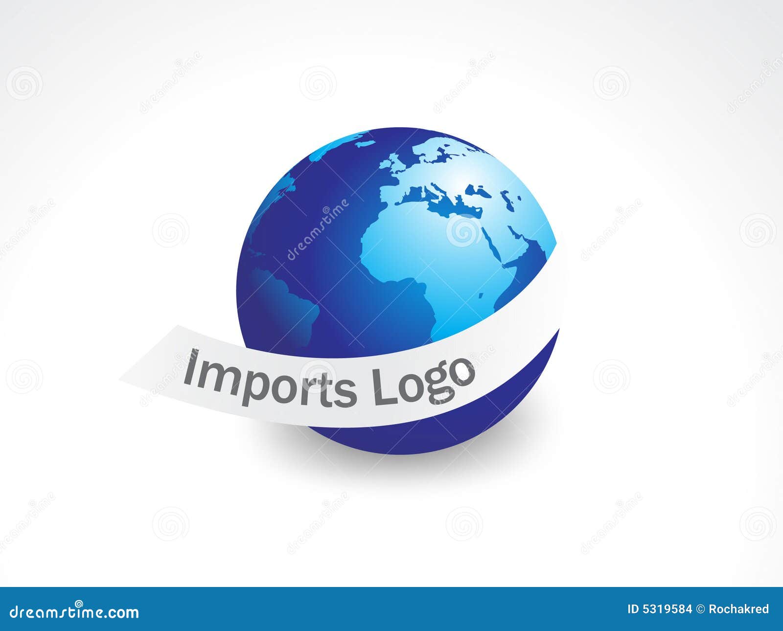 Logo d'importation illustration de vecteur. Illustration du créateur ...