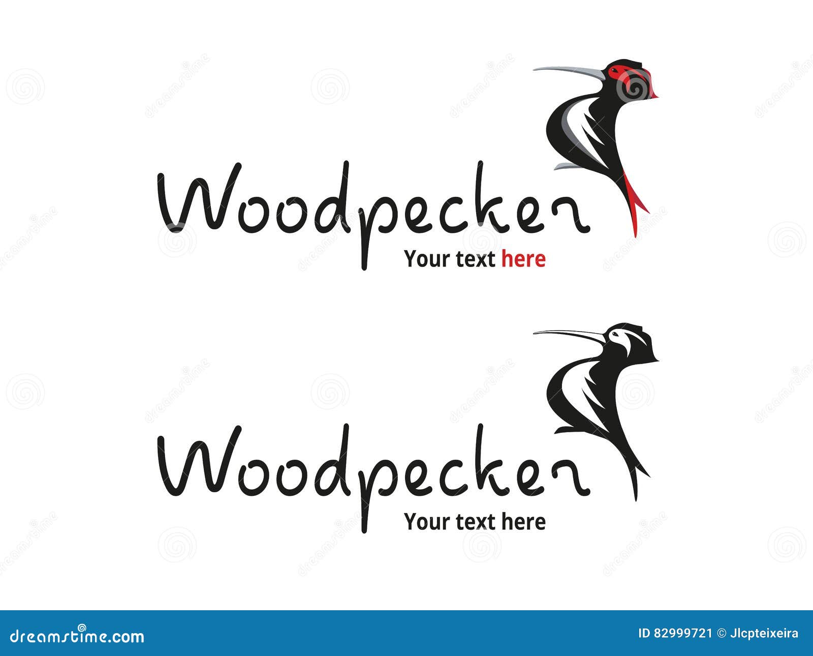 Logo D'oiseau De Pivert - Nature Et Animaux Illustration de Vecteur ...