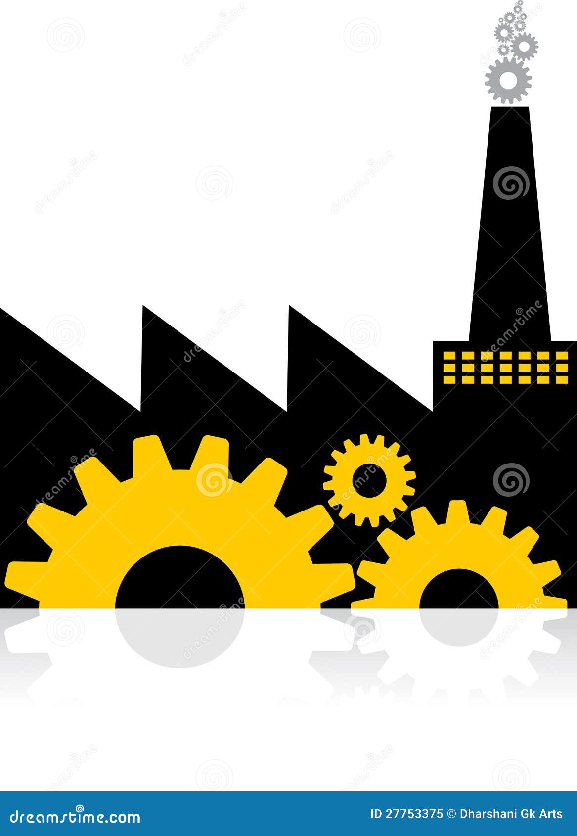 Logo d'usine illustration de vecteur. Illustration du usine - 27753375