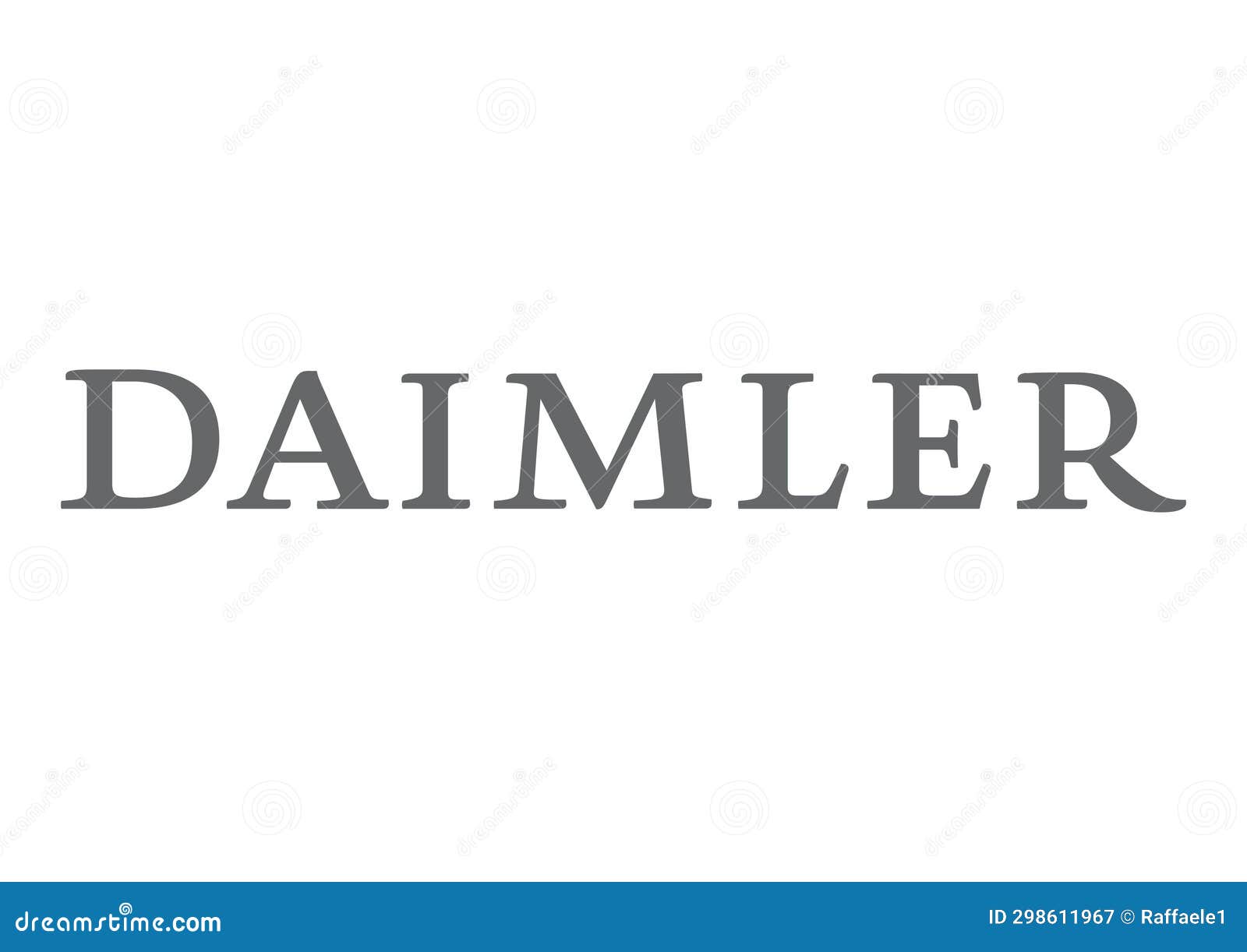 Logo Daimler stock illustration. Illustration of format - 298611967