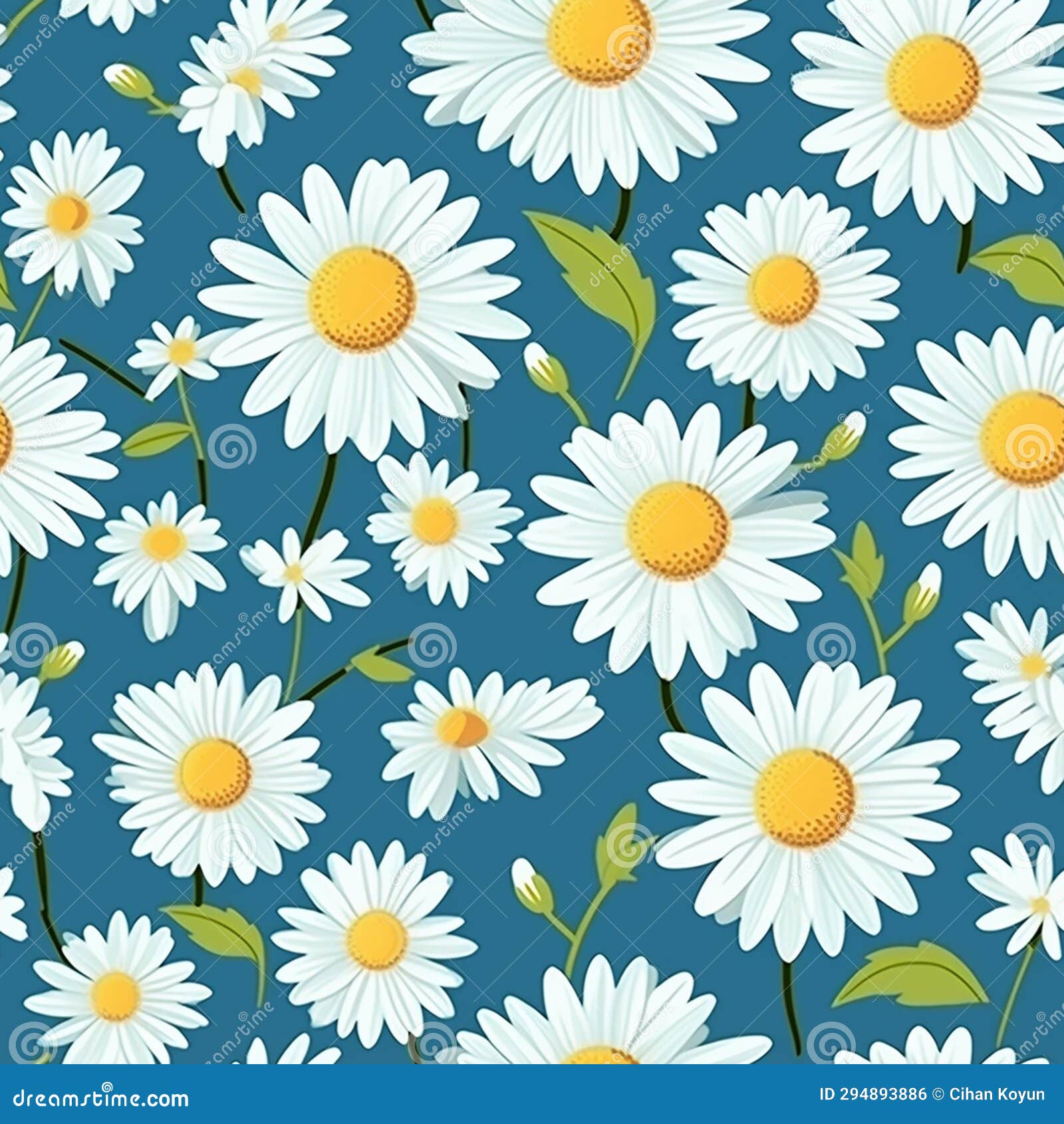 Logo Daisy Art for Unique Branding Stock Illustration - Illustration of ...
