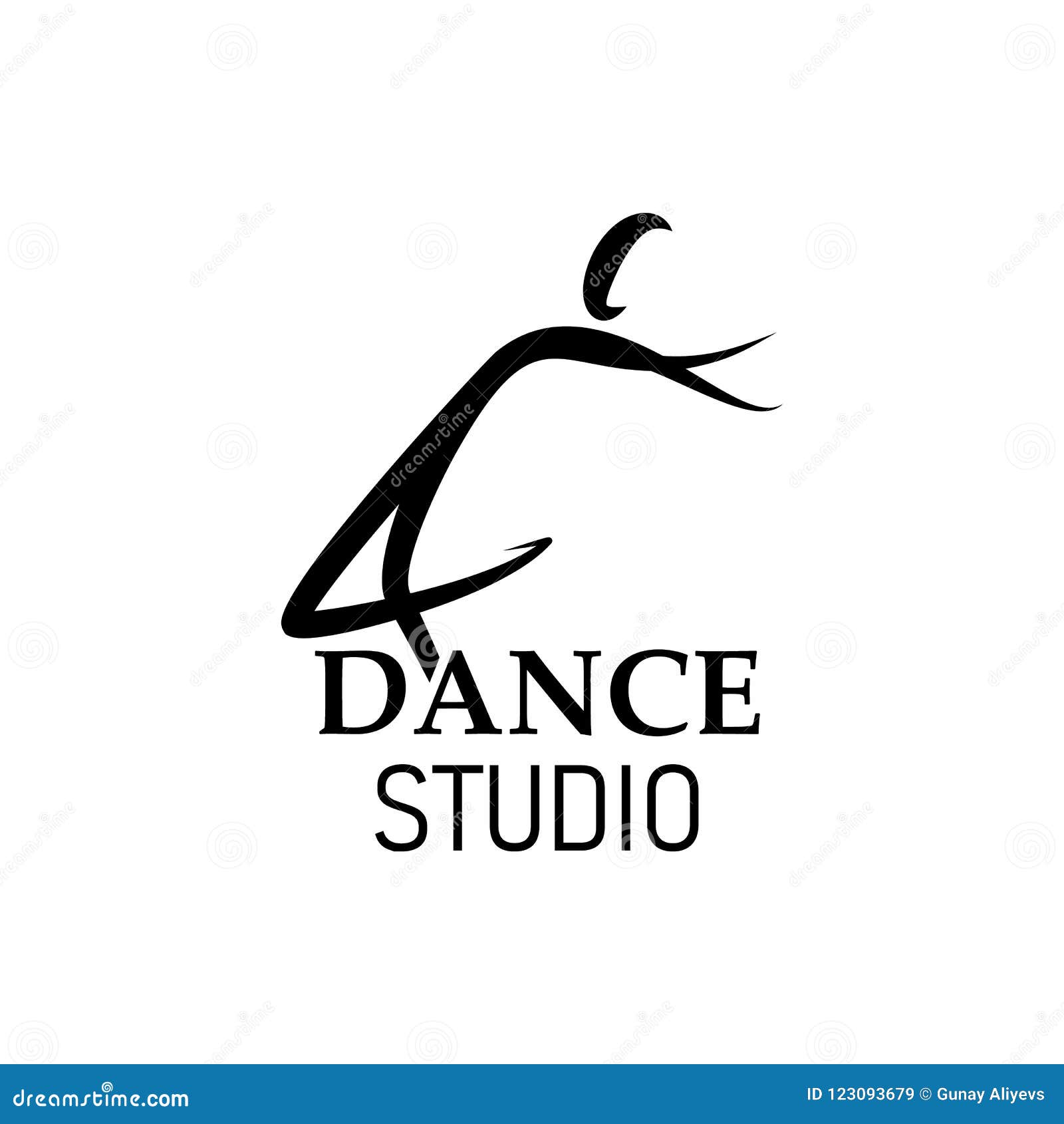 Logo, Dance Is Life. Vector. Color Positive Letters. Flat Style. The ...