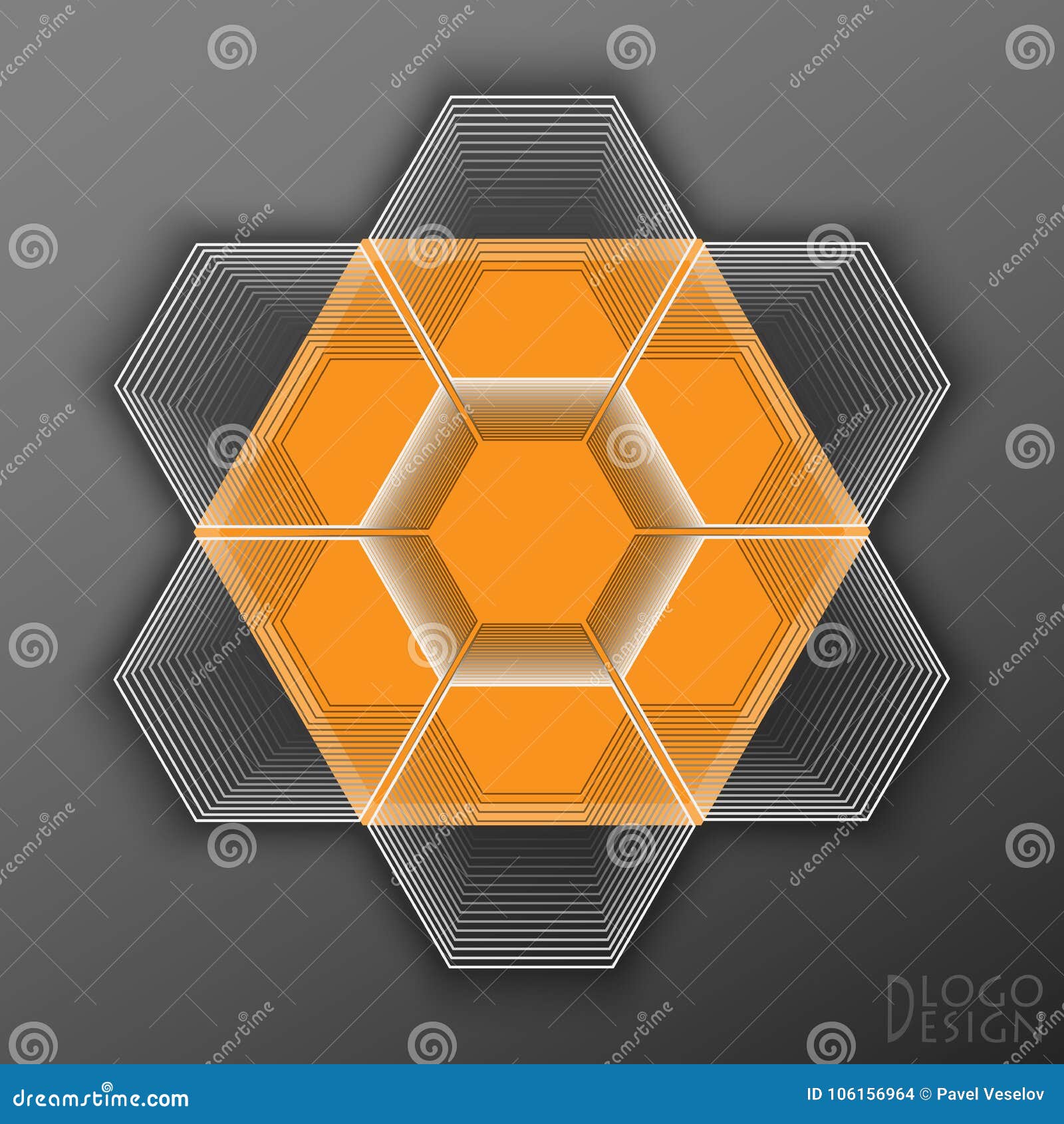 Truncated Hexagonal Pyramid Royalty-Free Cartoon | CartoonDealer.com ...