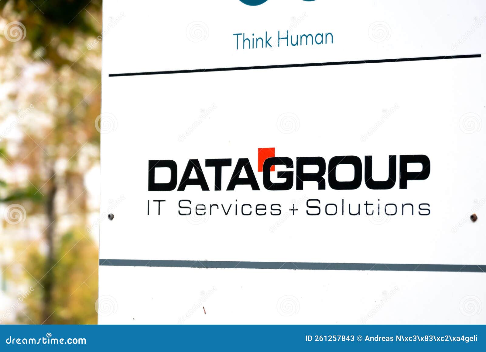 Logo of Data Group in Stuttgart Editorial Stock Photo - Image of ...