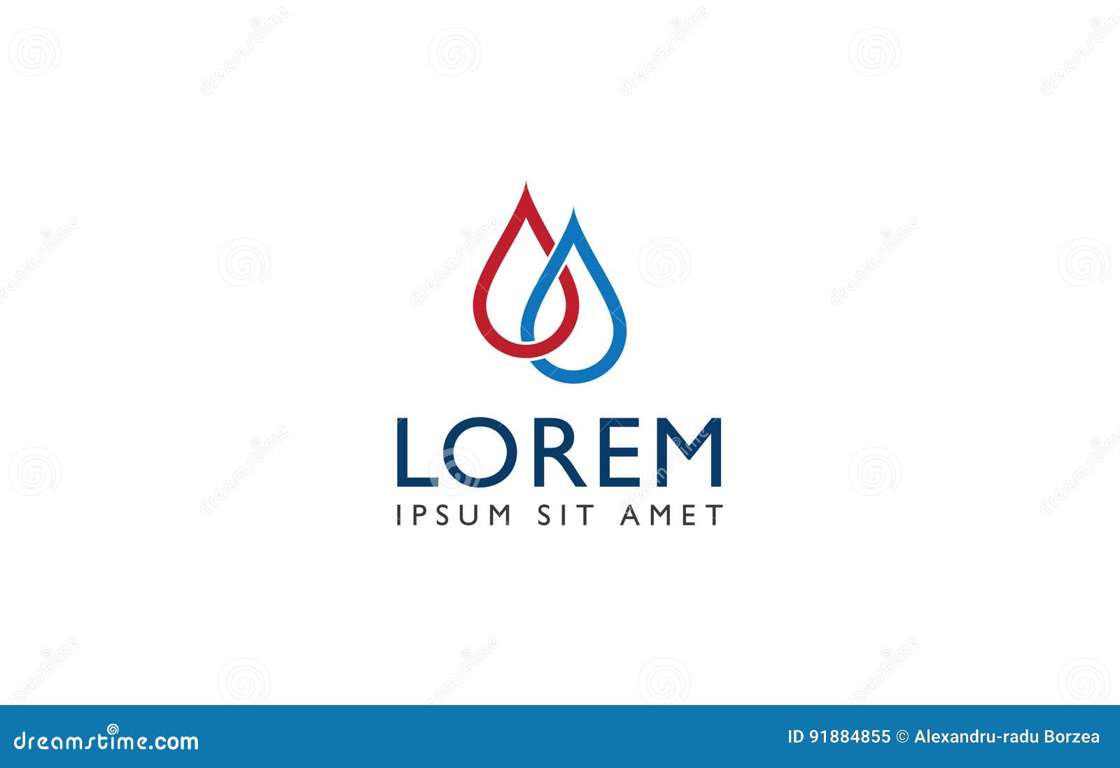 Logo de baisse illustration de vecteur. Illustration du entreprise ...