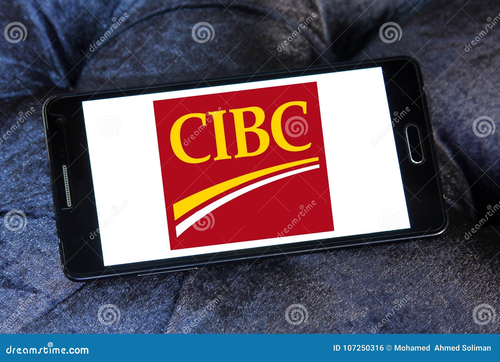 Logo de banque de CIBC photo éditorial. Image du financier - 107250316
