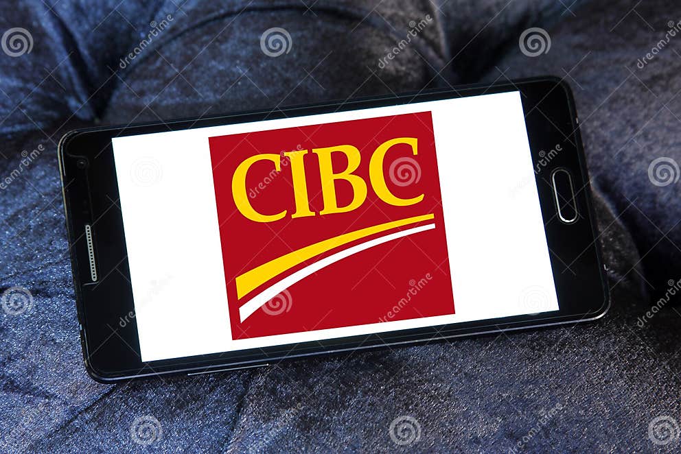 Logo de banque de CIBC photo éditorial. Image du financier - 107250316