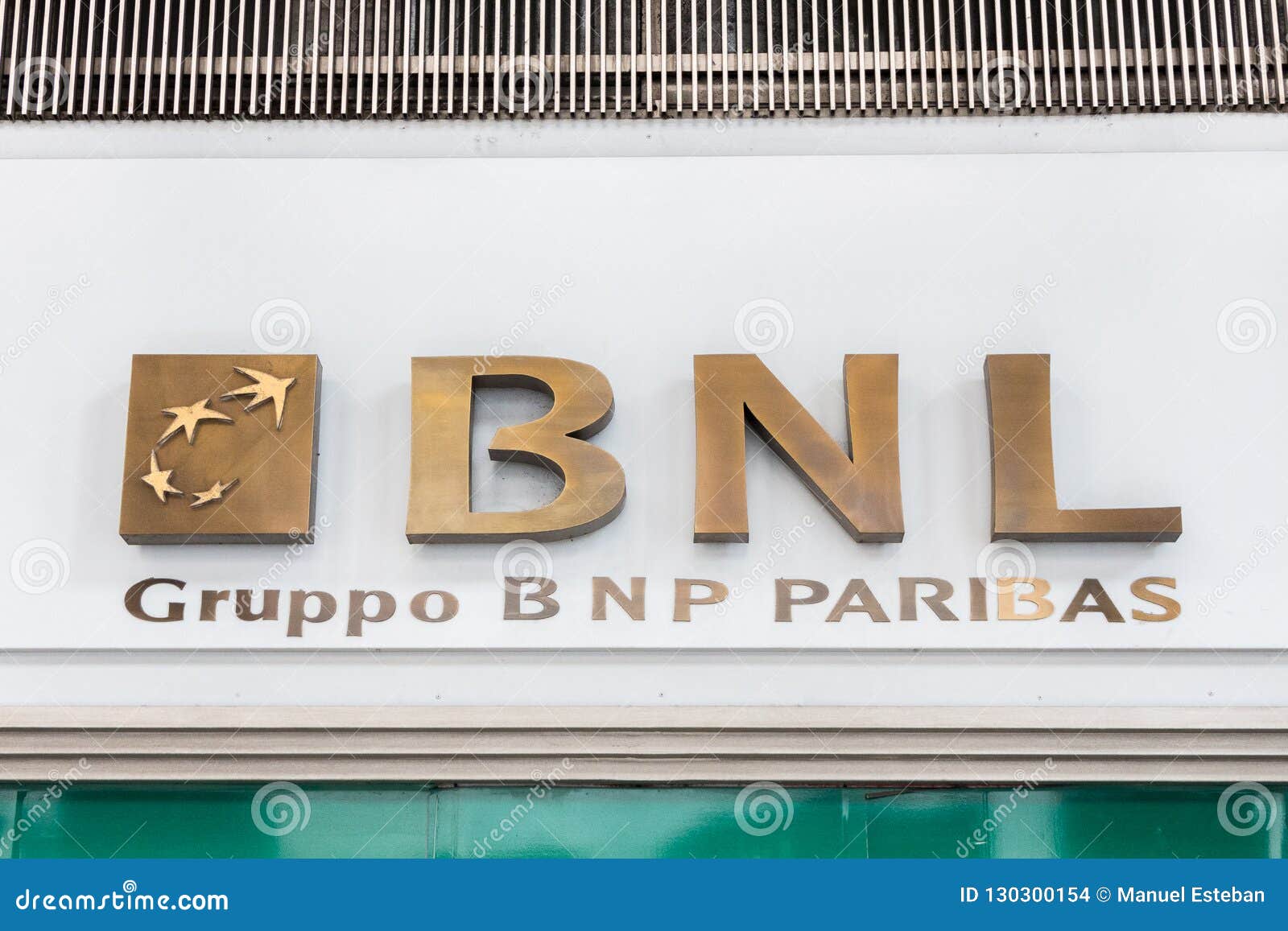 Logo De BNL Sur Le Bureau De La Banque De BNL Image stock éditorial ...
