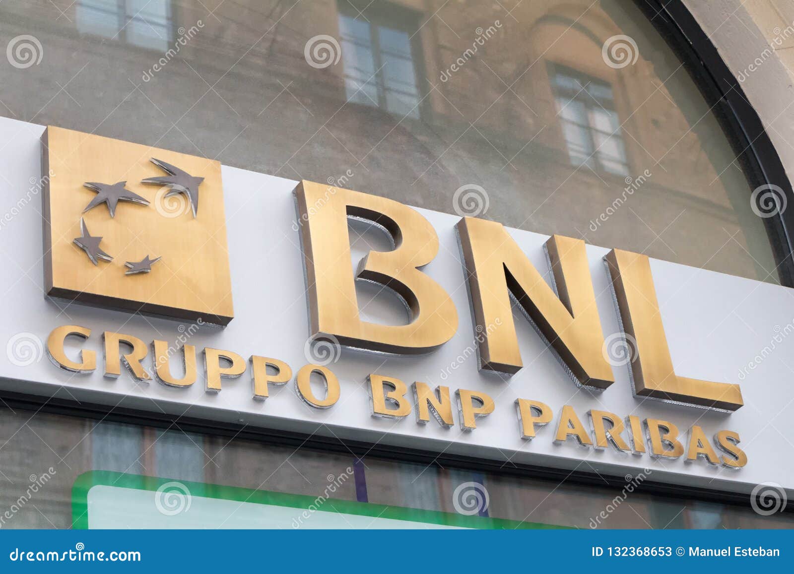 Logo De BNL Sur Le Bureau De La Banque De BNL Photo stock éditorial ...
