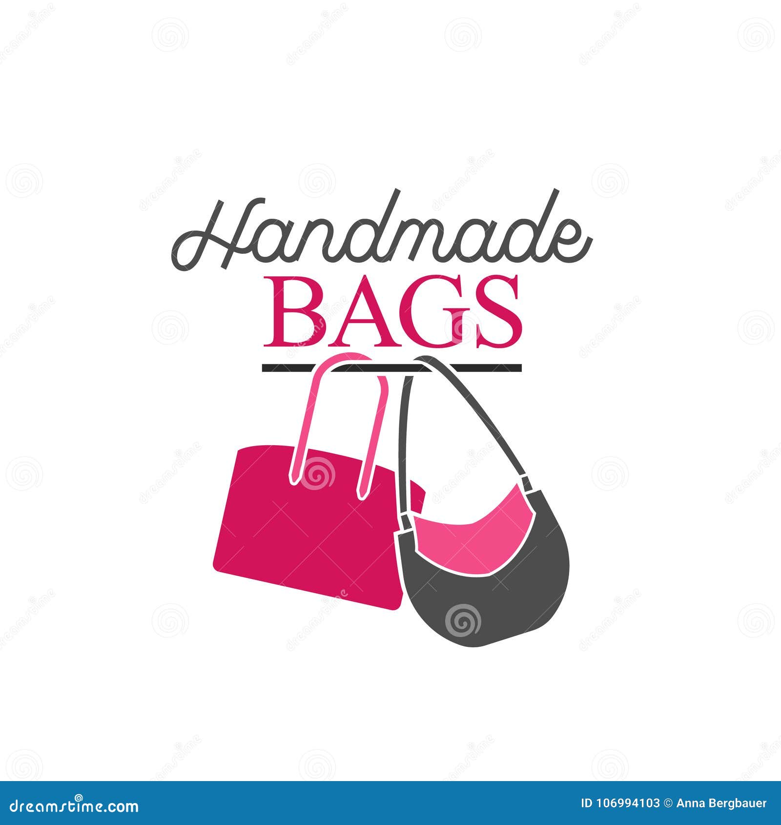 Logo De Boutique De Sac à Main Illustration de Vecteur - Illustration ...