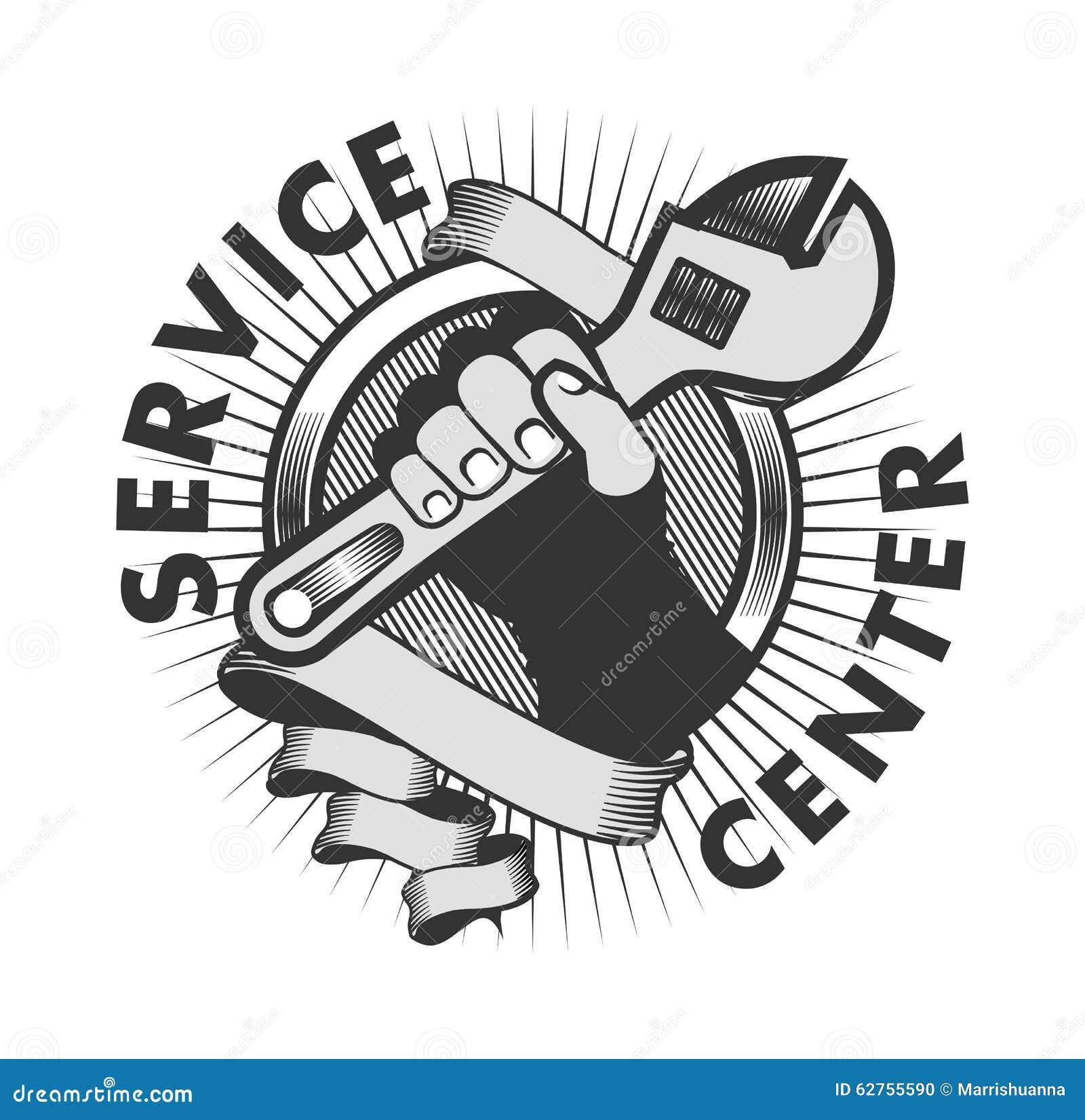 Logo de centre de service illustration de vecteur. Illustration du ...