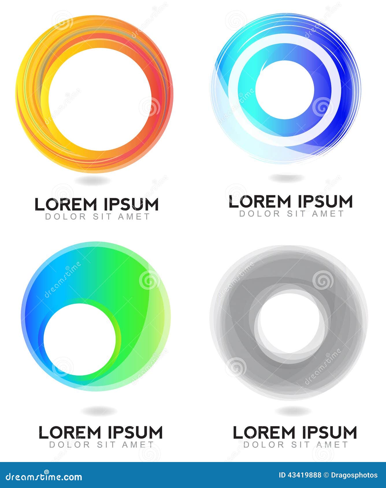 Logo de cercle illustration stock. Illustration of positionnement ...