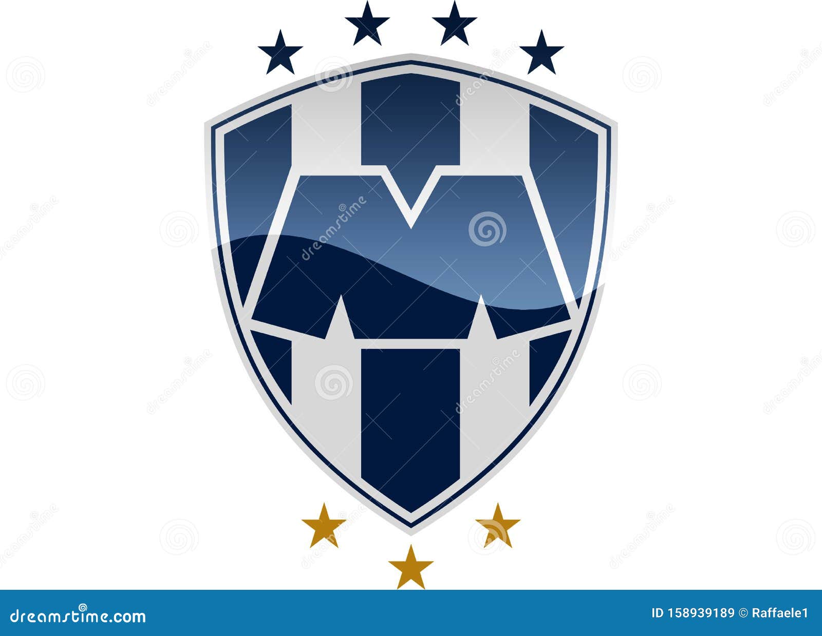 Logo de CF Monterrey imagen de archivo editorial. Ilustración de ...