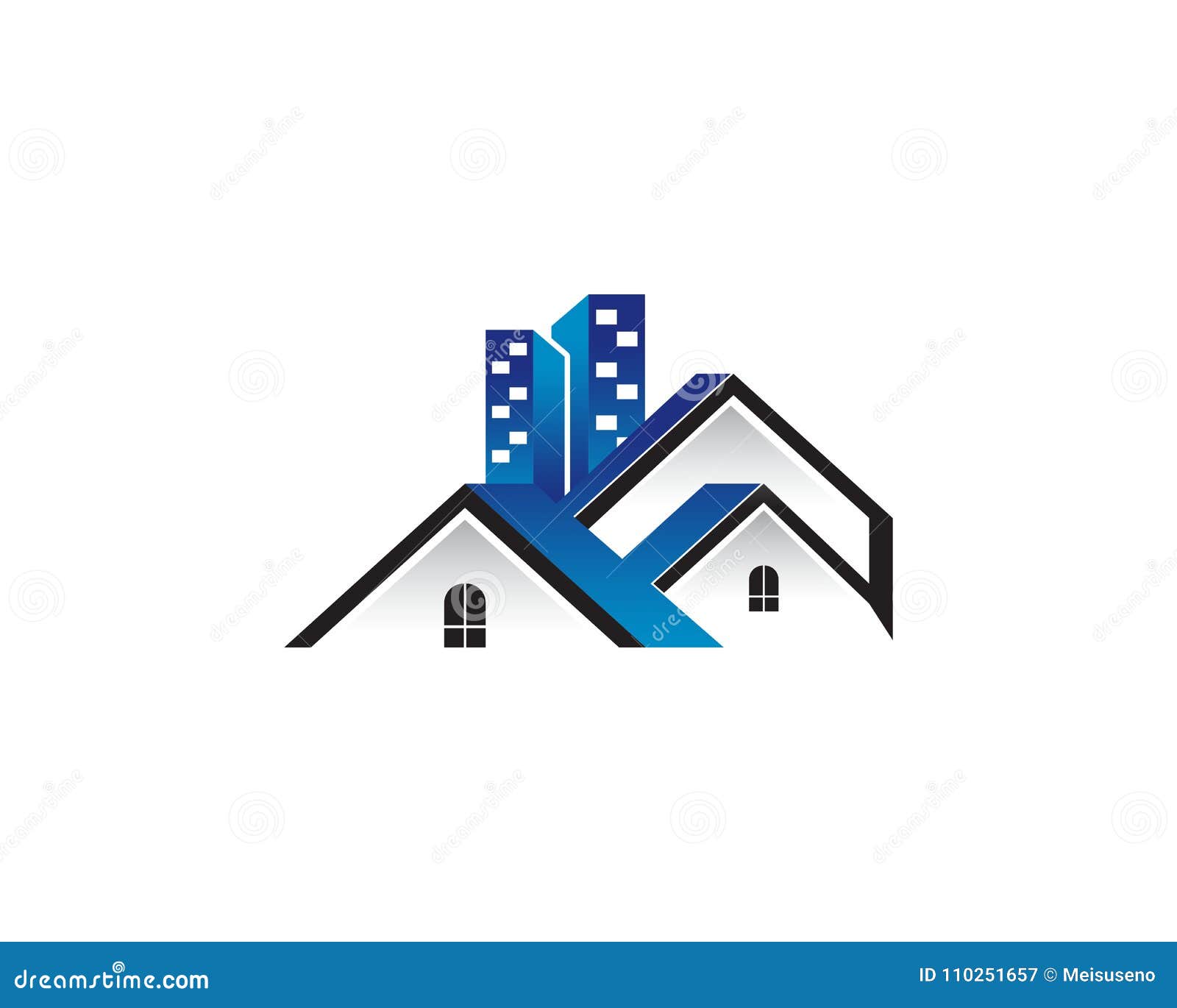 Logo de Chambre illustration de vecteur. Illustration du affaires ...