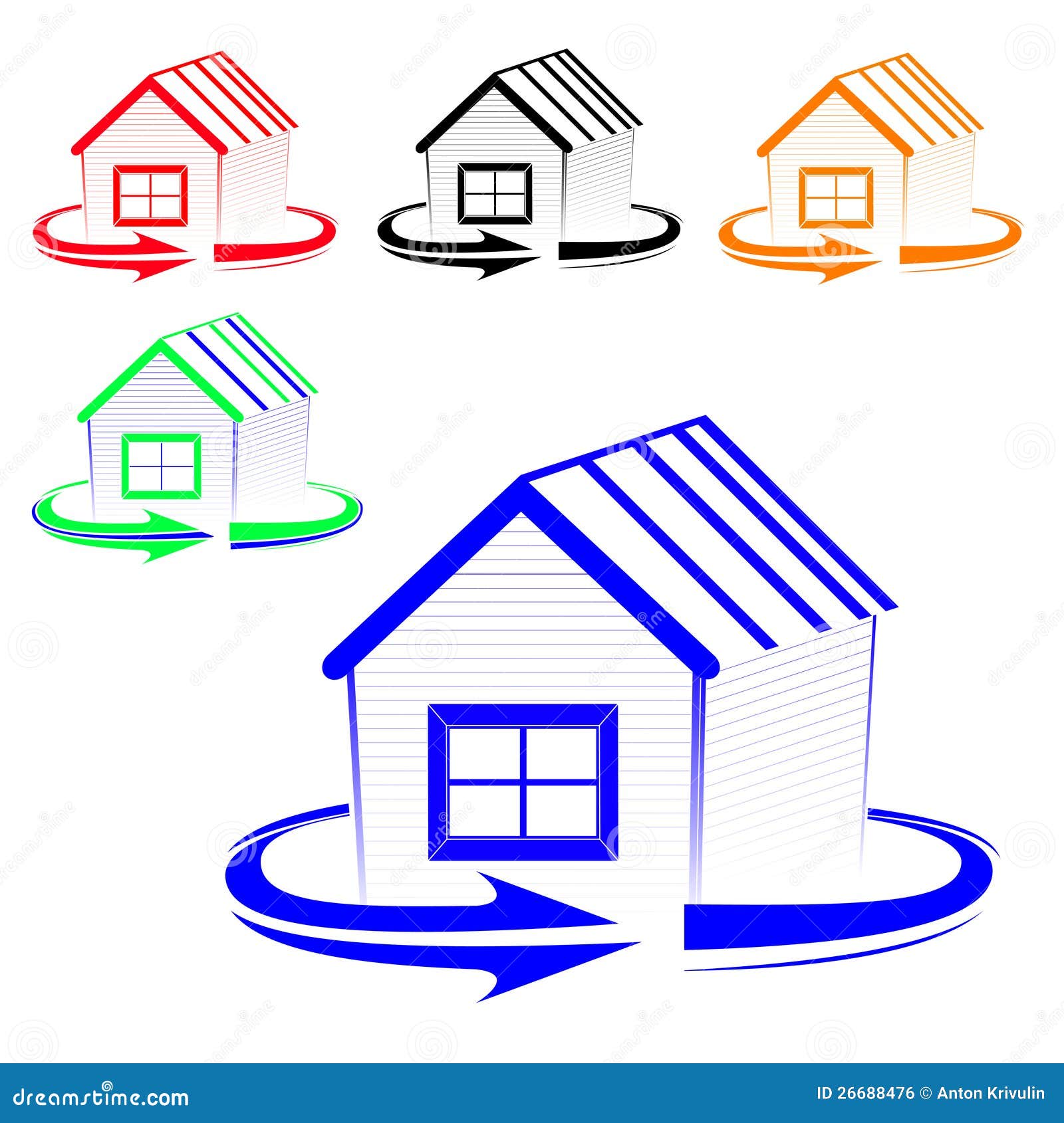 Logo de Chambre illustration de vecteur. Illustration of boîtier - 26688476