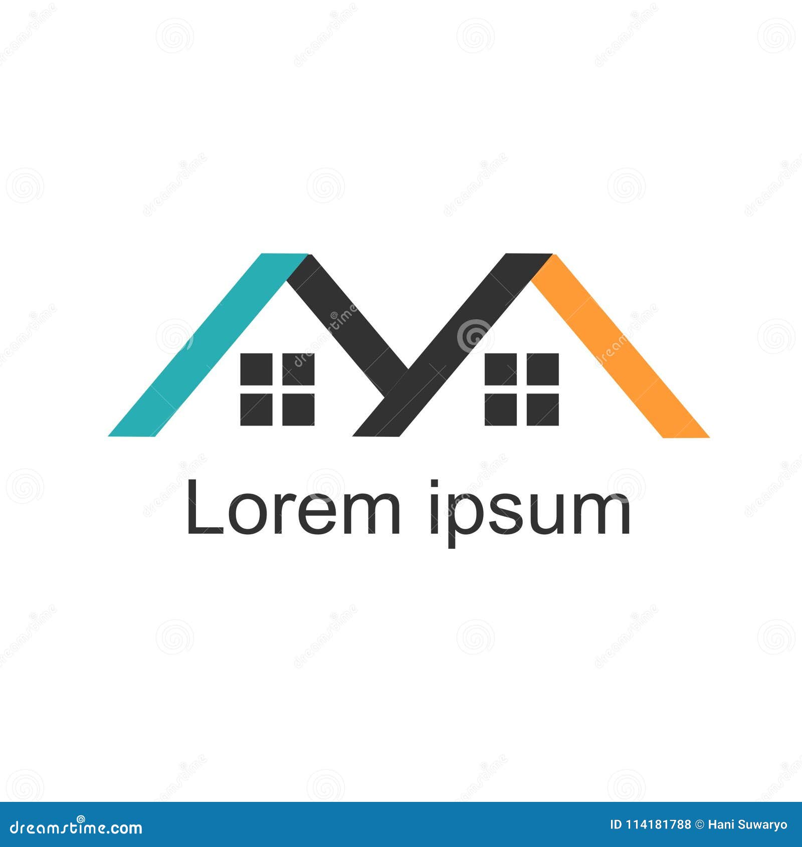 Logo De Chambre Conception Moderne Illustration Illustration de Vecteur ...