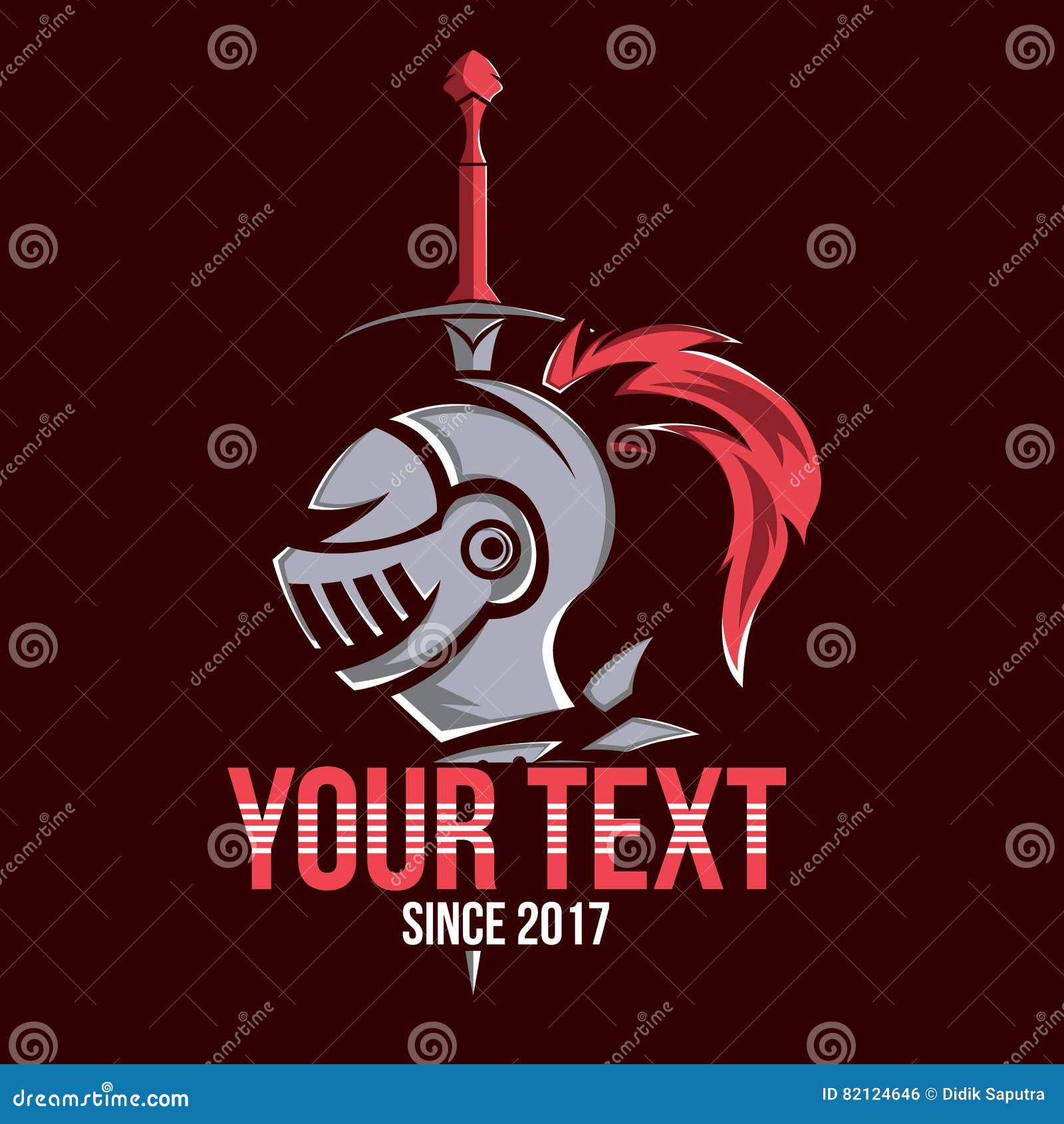 Logo De Chevalier, Logo Classique Illustration de Vecteur ...