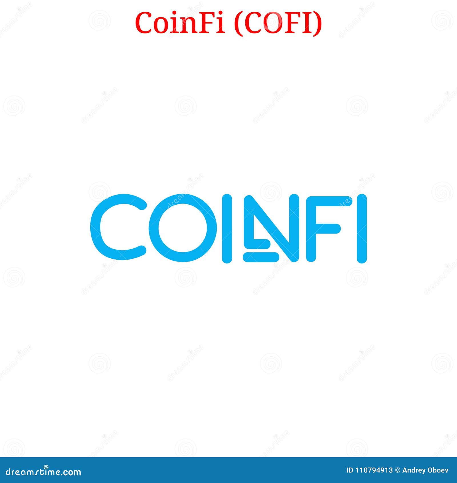 Logo De CoinFi COFI De Vecteur Illustration de Vecteur - Illustration ...