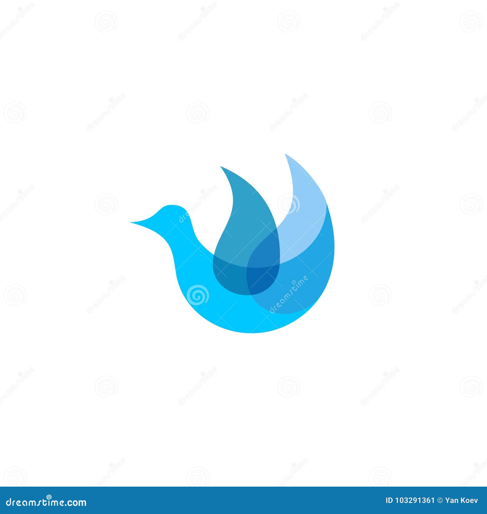 Logo de colombe illustration de vecteur. Illustration du moderne ...