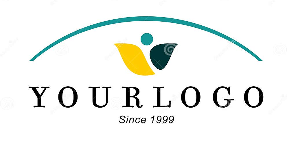 Logo de compagnie illustration de vecteur. Illustration du logos - 12465677