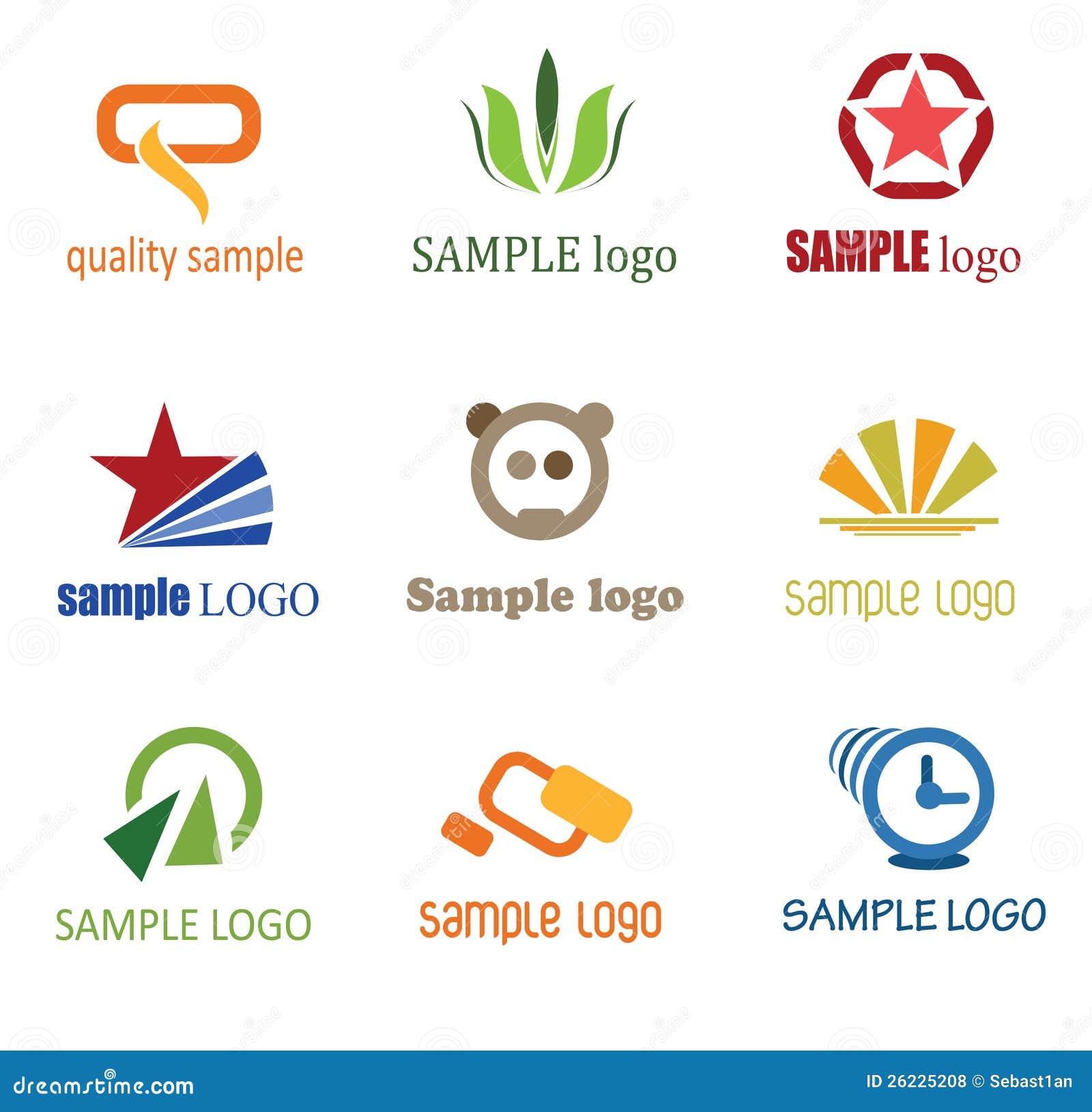 Logo de compagnie illustration de vecteur. Illustration du aqua - 26225208