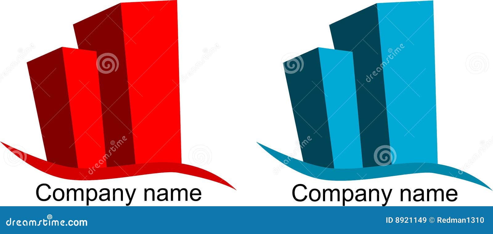 Logo de compagnie illustration de vecteur. Illustration du image - 8921149