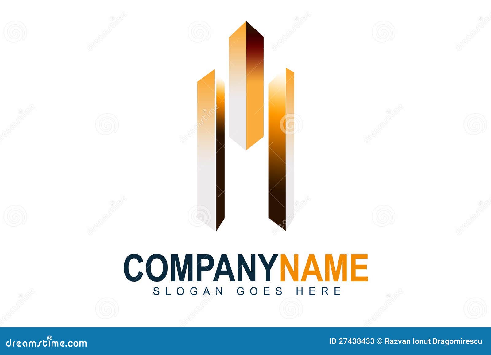 Logo De Construction D'immeubles Illustration Stock - Illustration du ...
