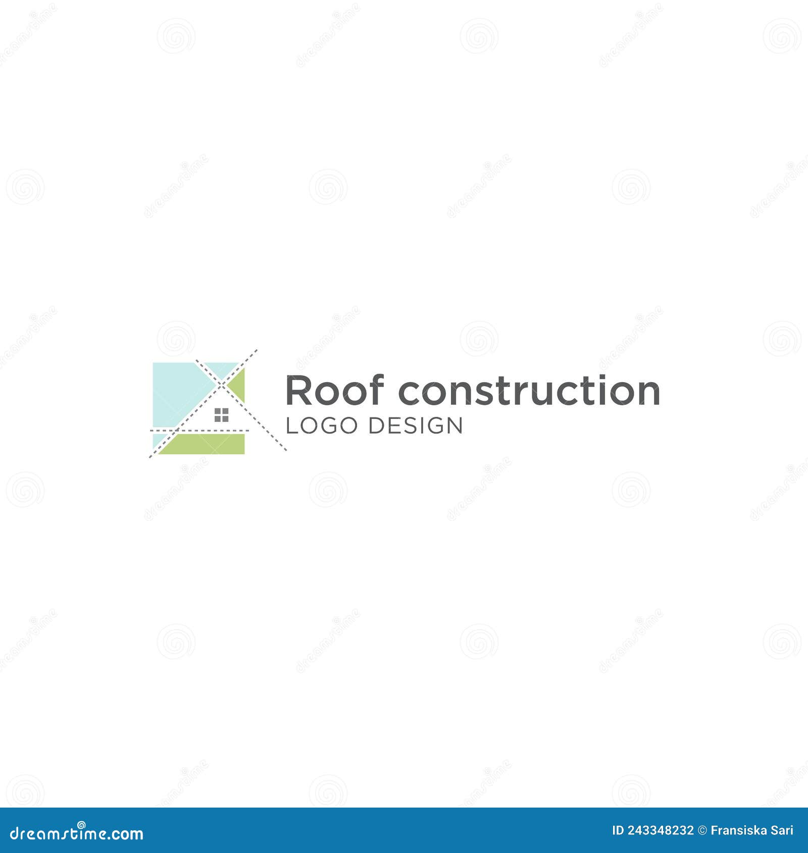 Logo De Construction De Toit Illustration de Vecteur - Illustration du ...
