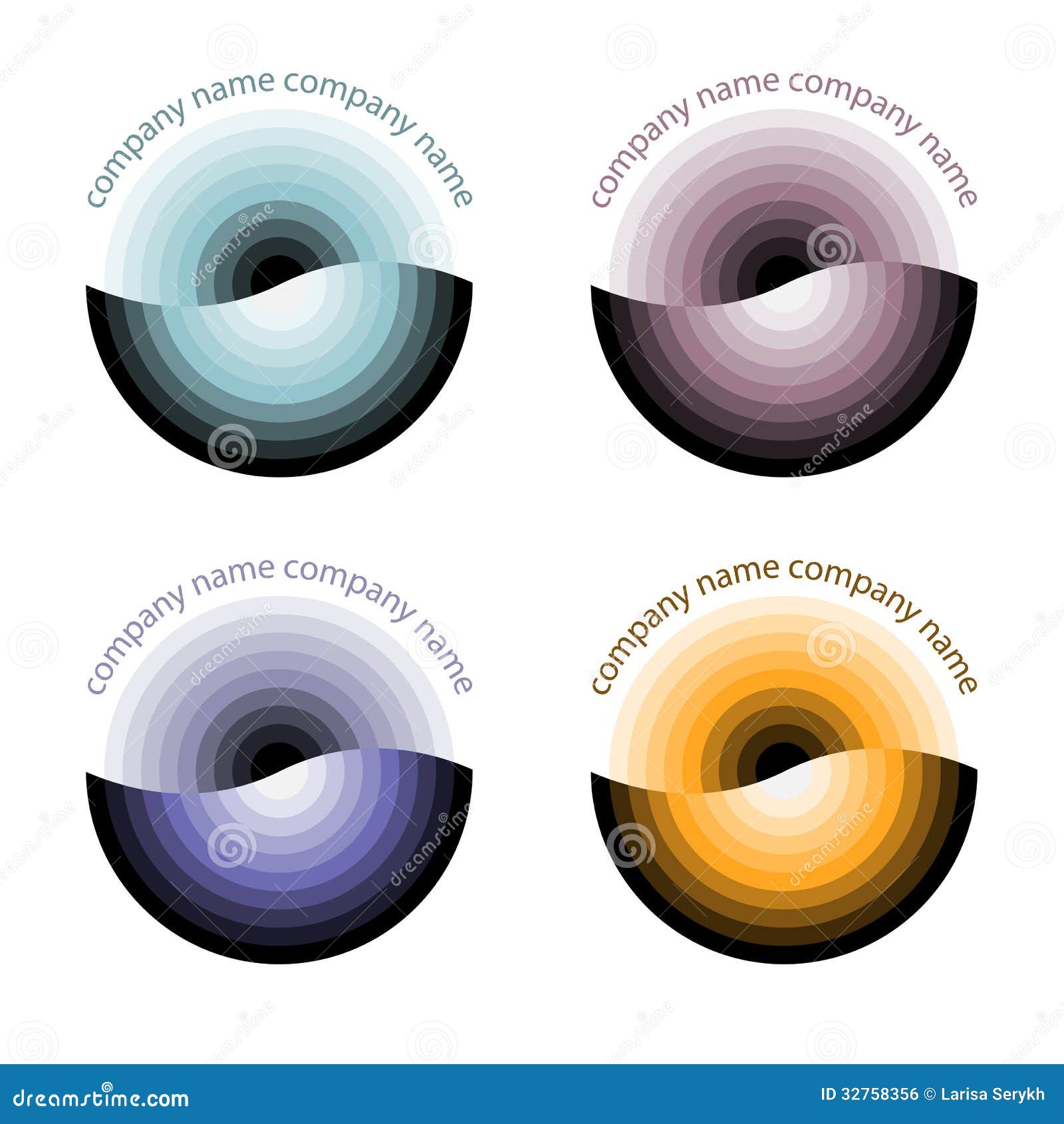 Logo de couleur illustration de vecteur. Illustration du couleur - 32758356