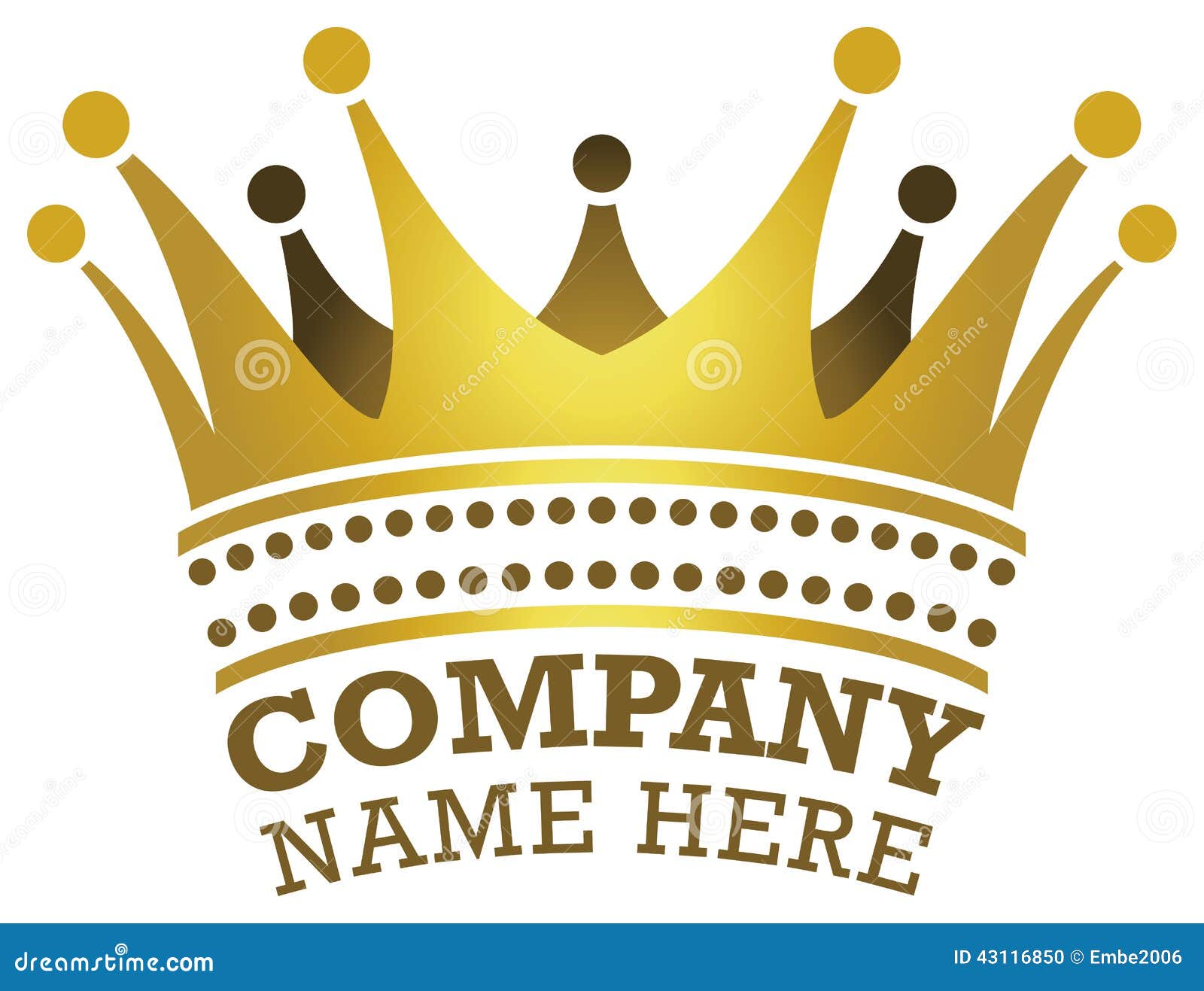Logo De Couronne Illustration de Vecteur - Image: 43116850