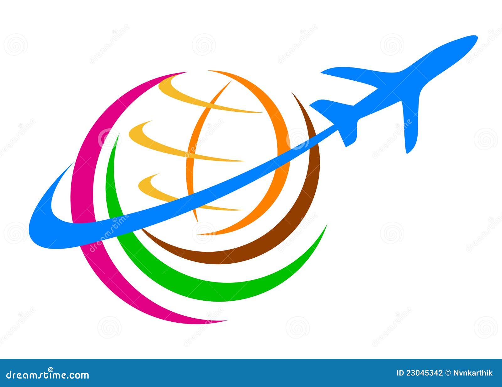 Logo de course illustration de vecteur. Illustration du monde - 23045342