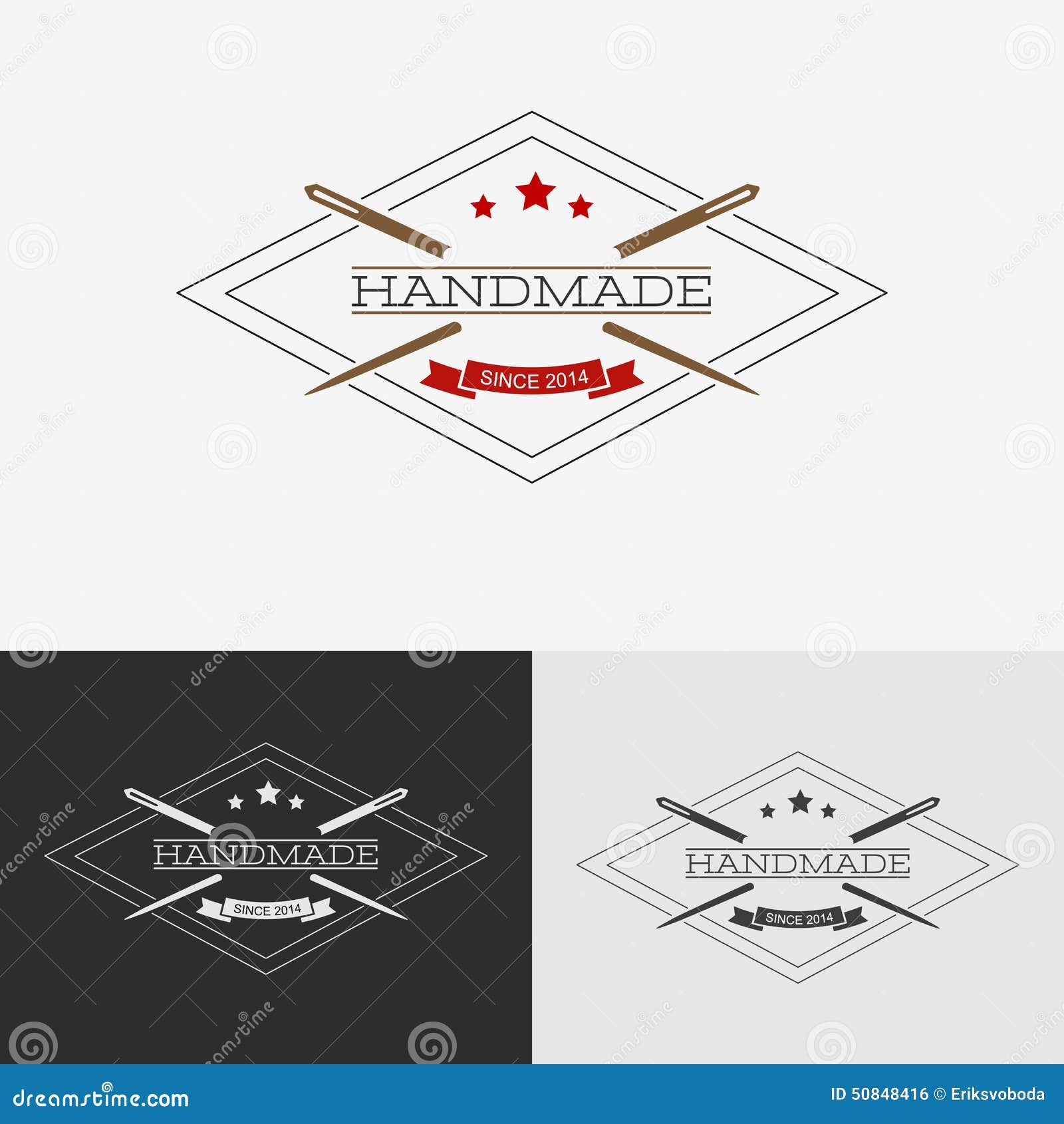 Logo de couture illustration de vecteur. Illustration du régler - 50848416