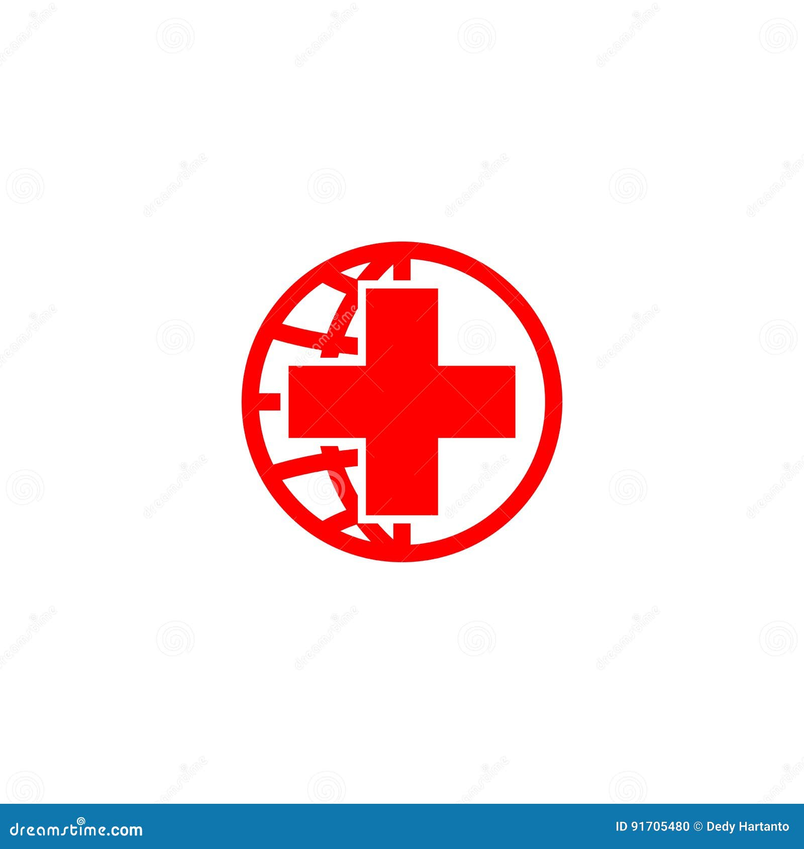 Logo de Croix-Rouge image éditorial. Illustration du vert - 91705480