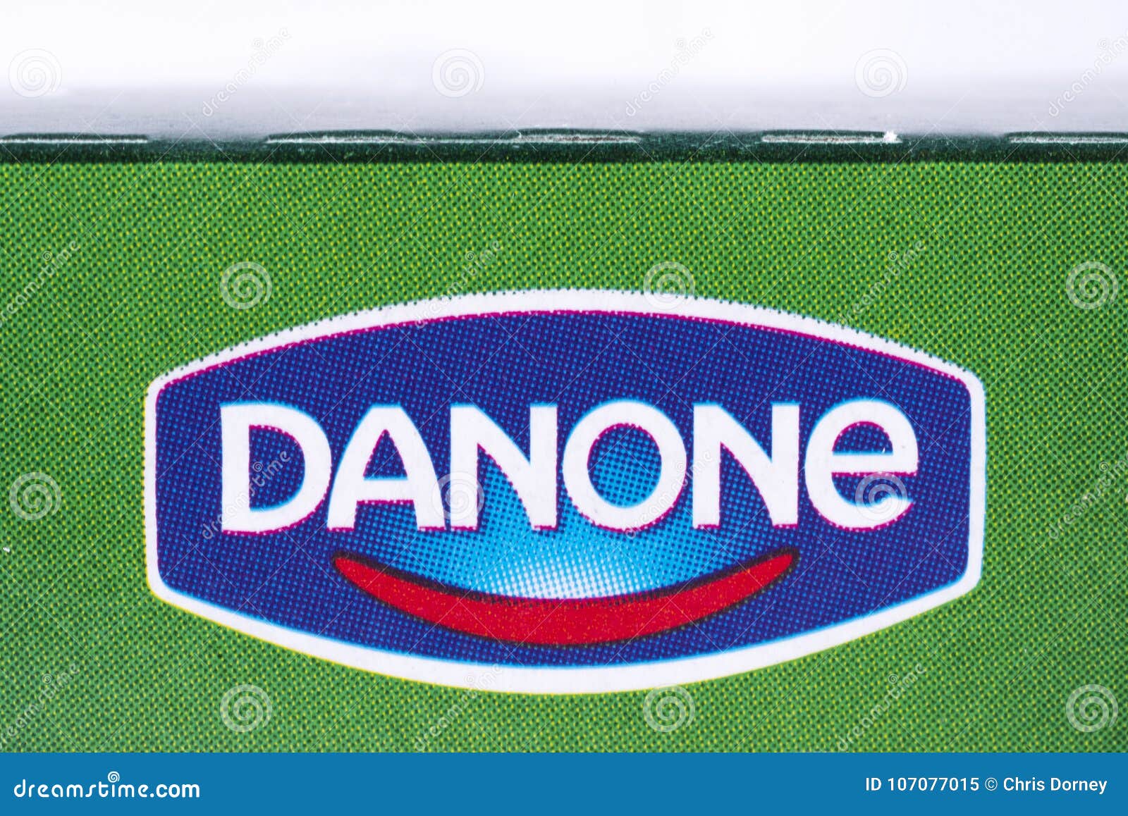 Logo de Danone image éditorial. Image du dessert, espagne - 107077015