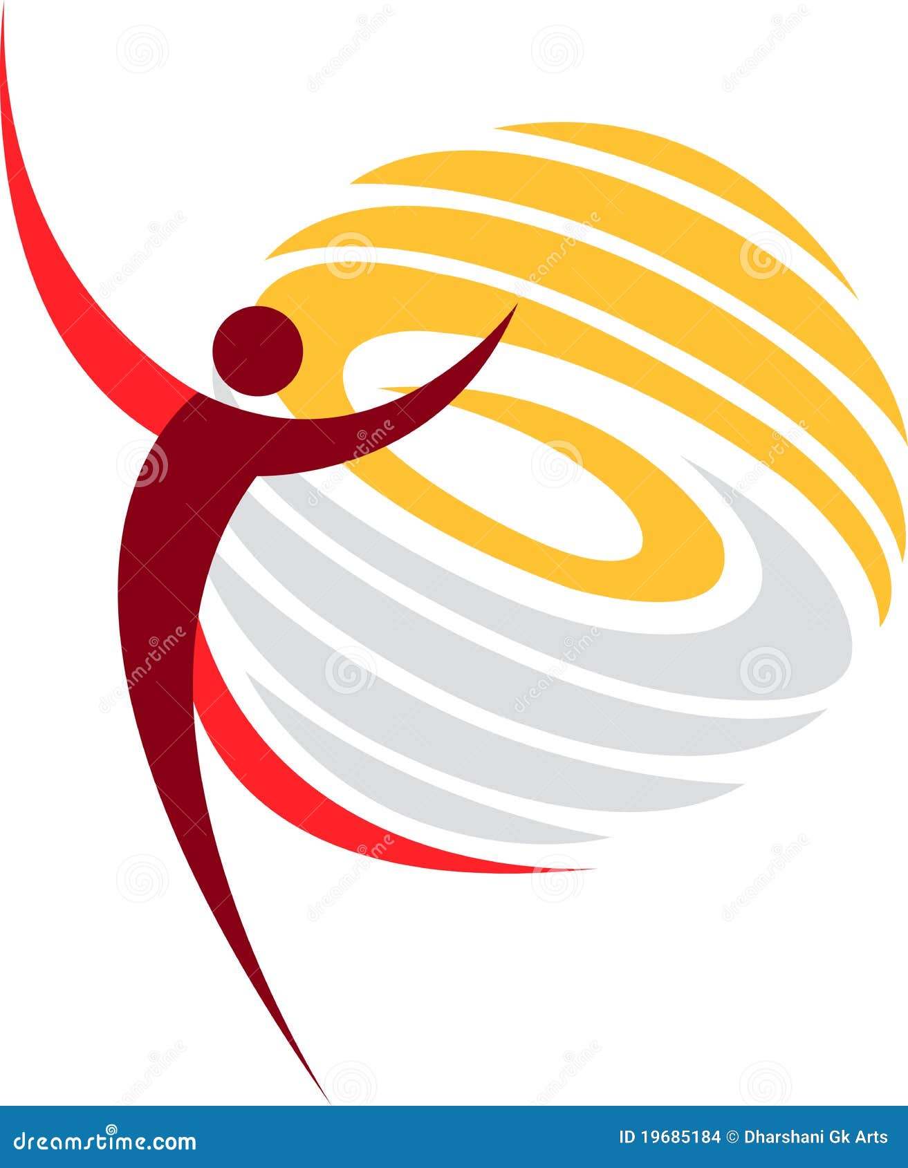 Logo de danse illustration de vecteur. Illustration du moderne - 19685184