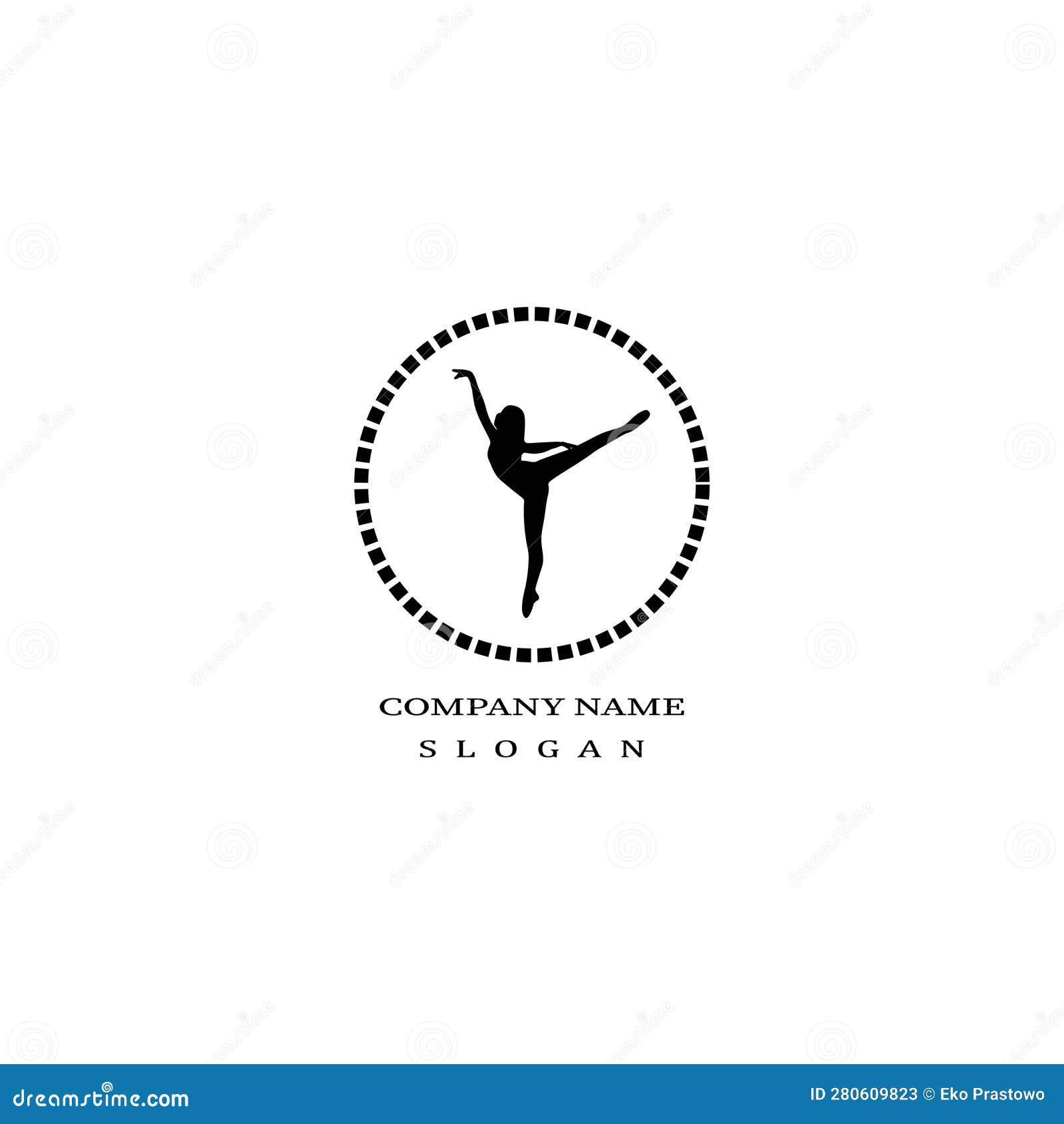 Logo De Danse Symbole Vectoriel Illustration de Vecteur - Illustration ...