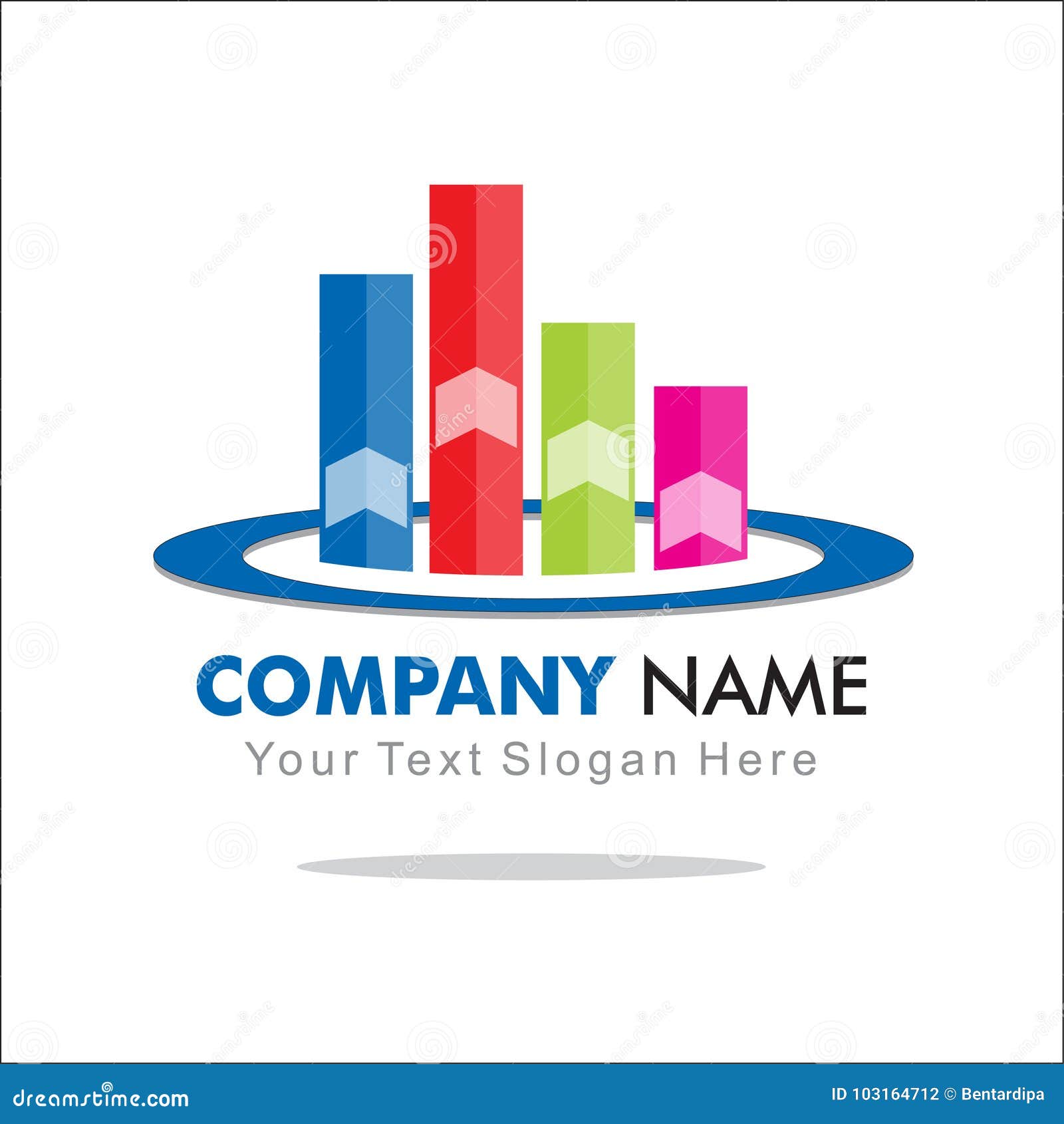 Logo de diagramme illustration stock. Illustration du couleurs - 103164712