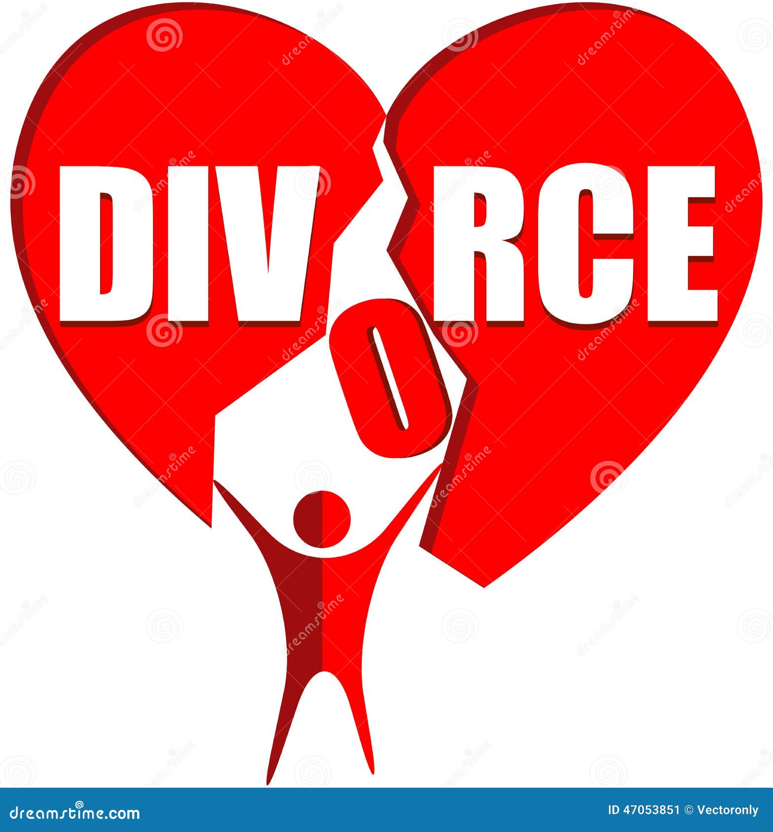 Logo de divorce illustration de vecteur. Illustration du divorcé - 47053851