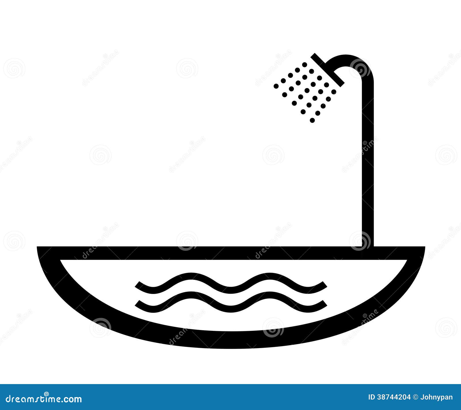 Logo de douche illustration stock. Illustration du carlingue - 38744204