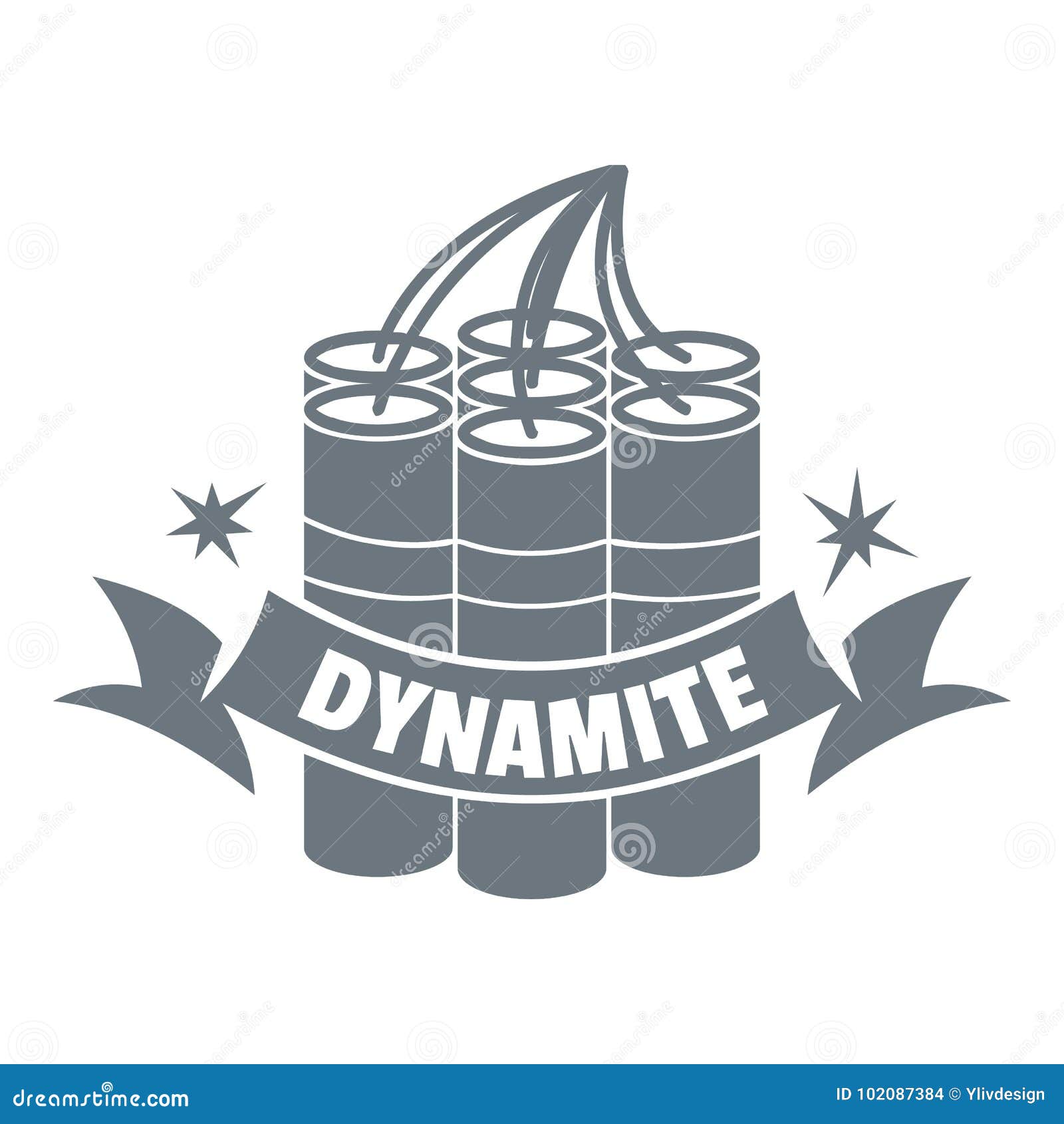 Logo De Dynamite, Style De Vintage Illustration de Vecteur ...