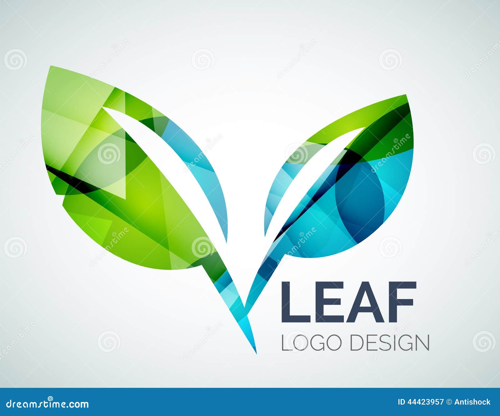 Logo de feuille illustration de vecteur. Illustration du était - 44423957