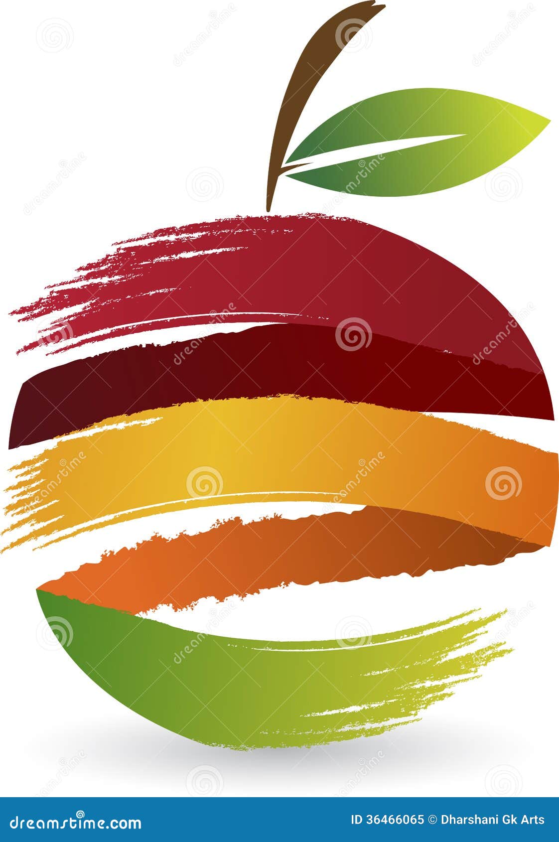 Logo de fruit illustration de vecteur. Illustration du lame - 36466065