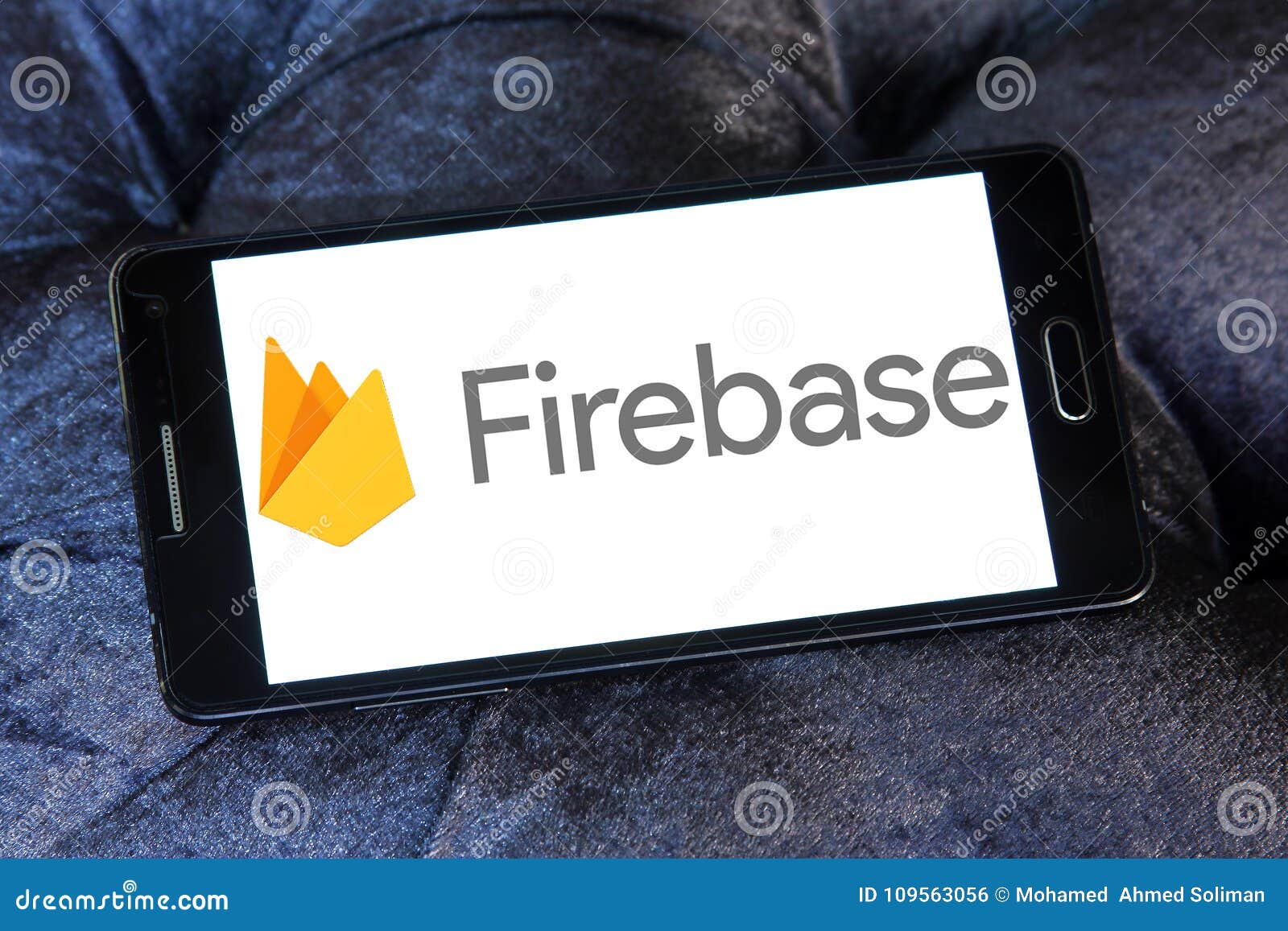Logo de Google de Firebase photo éditorial. Image du développement ...