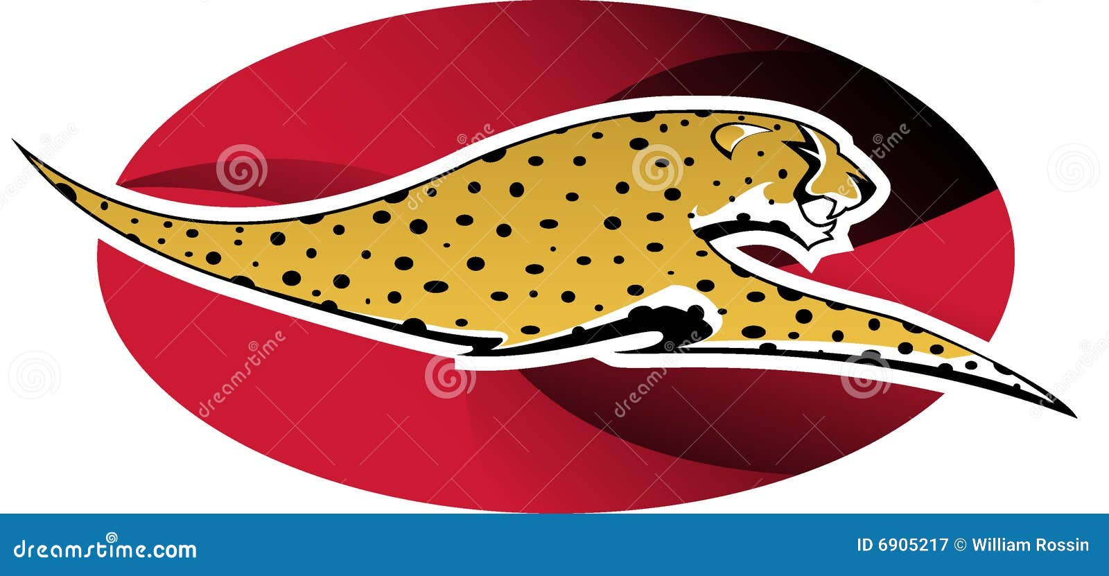 Logo De Guépard Photographie stock libre de droits - Image: 6905217