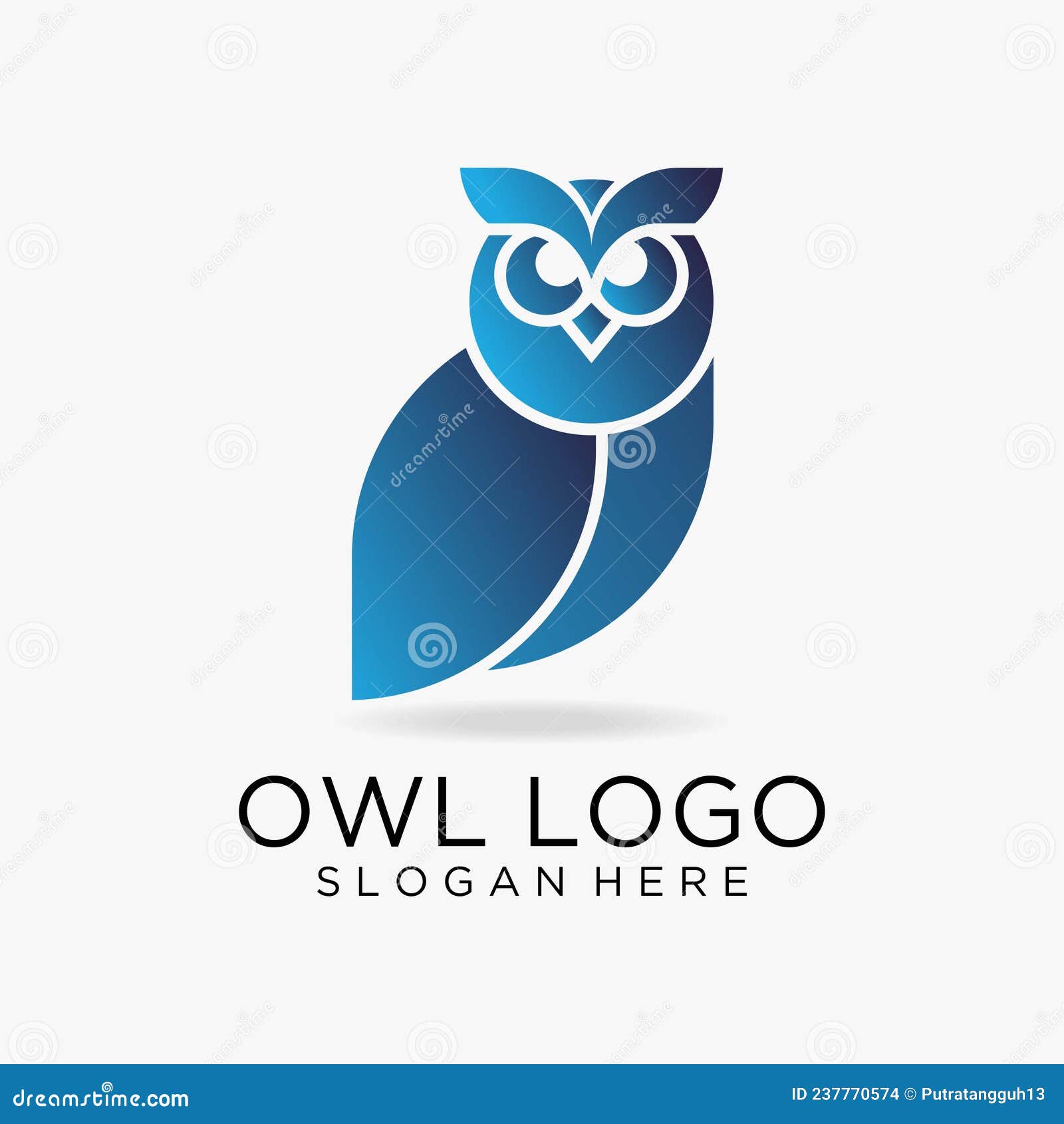 Logo de hibou illustration de vecteur. Illustration du concept - 237770574