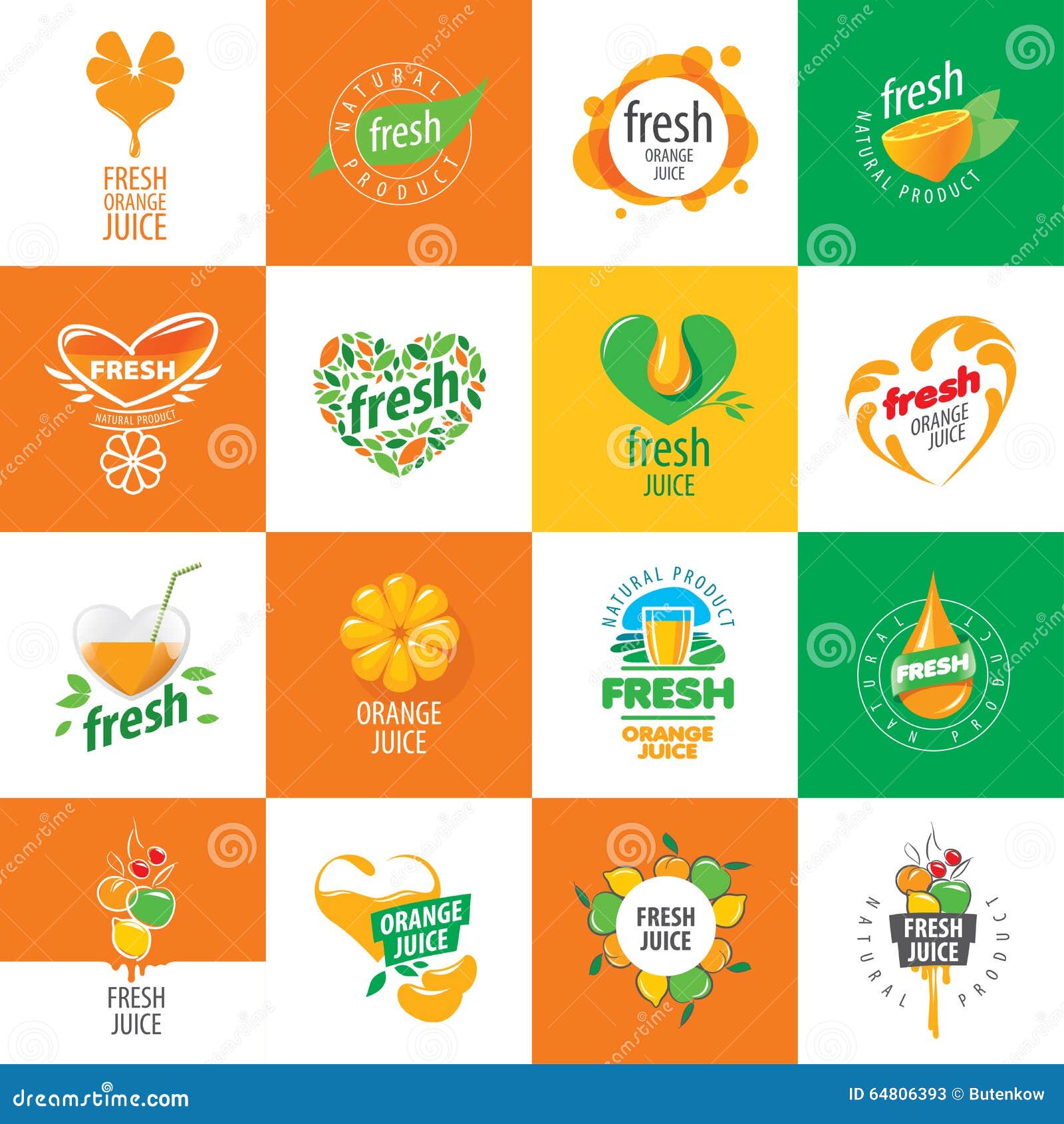 Logo de jus frais illustration de vecteur. Illustration du graphisme ...