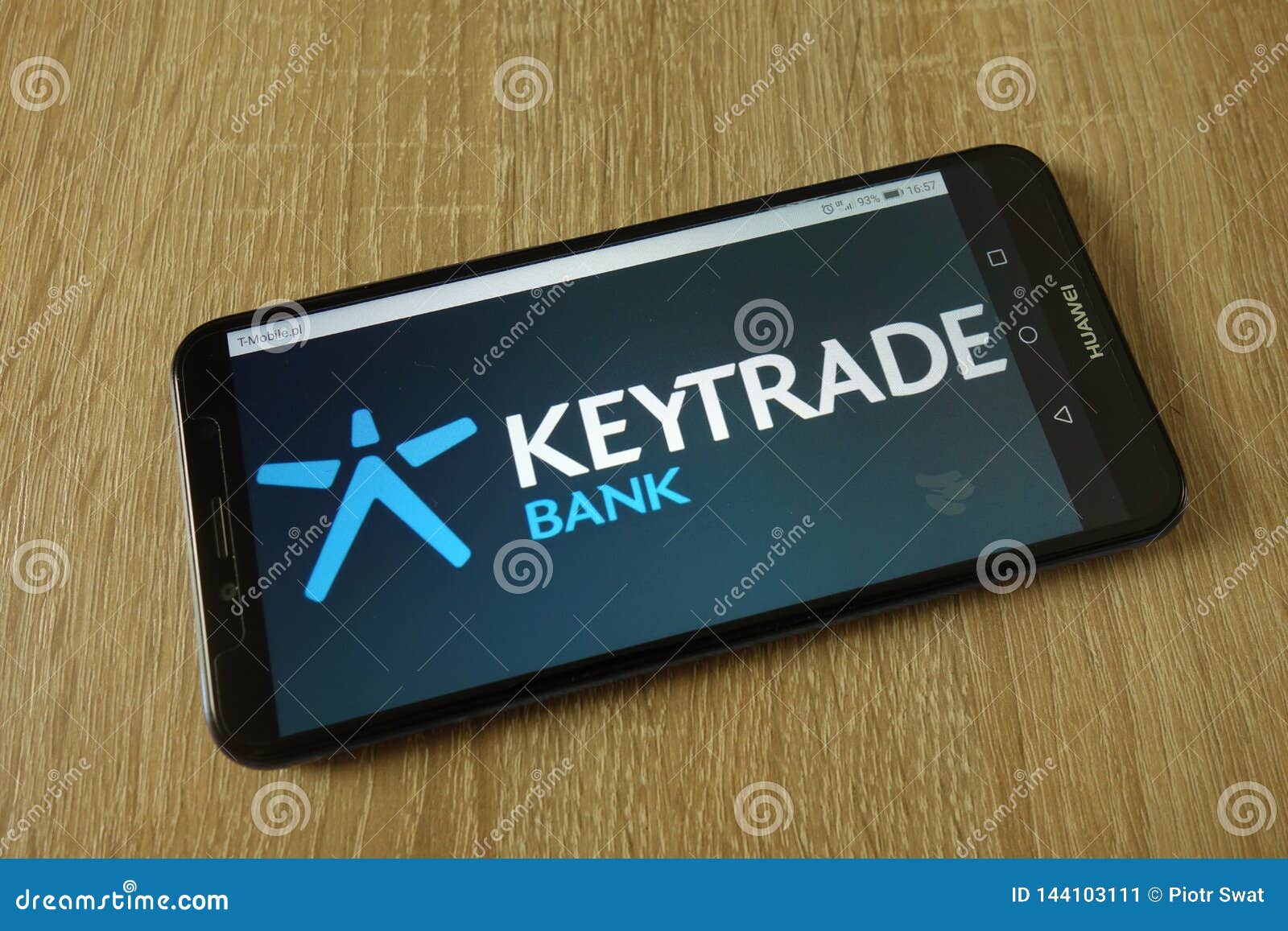 Logo De Keytrade Bank En El Smartphone Foto editorial - Imagen de sitio ...
